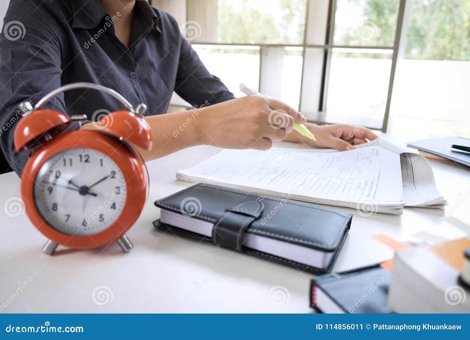Images of Studying Student Hands Writing in Book during Lecture Stock ...