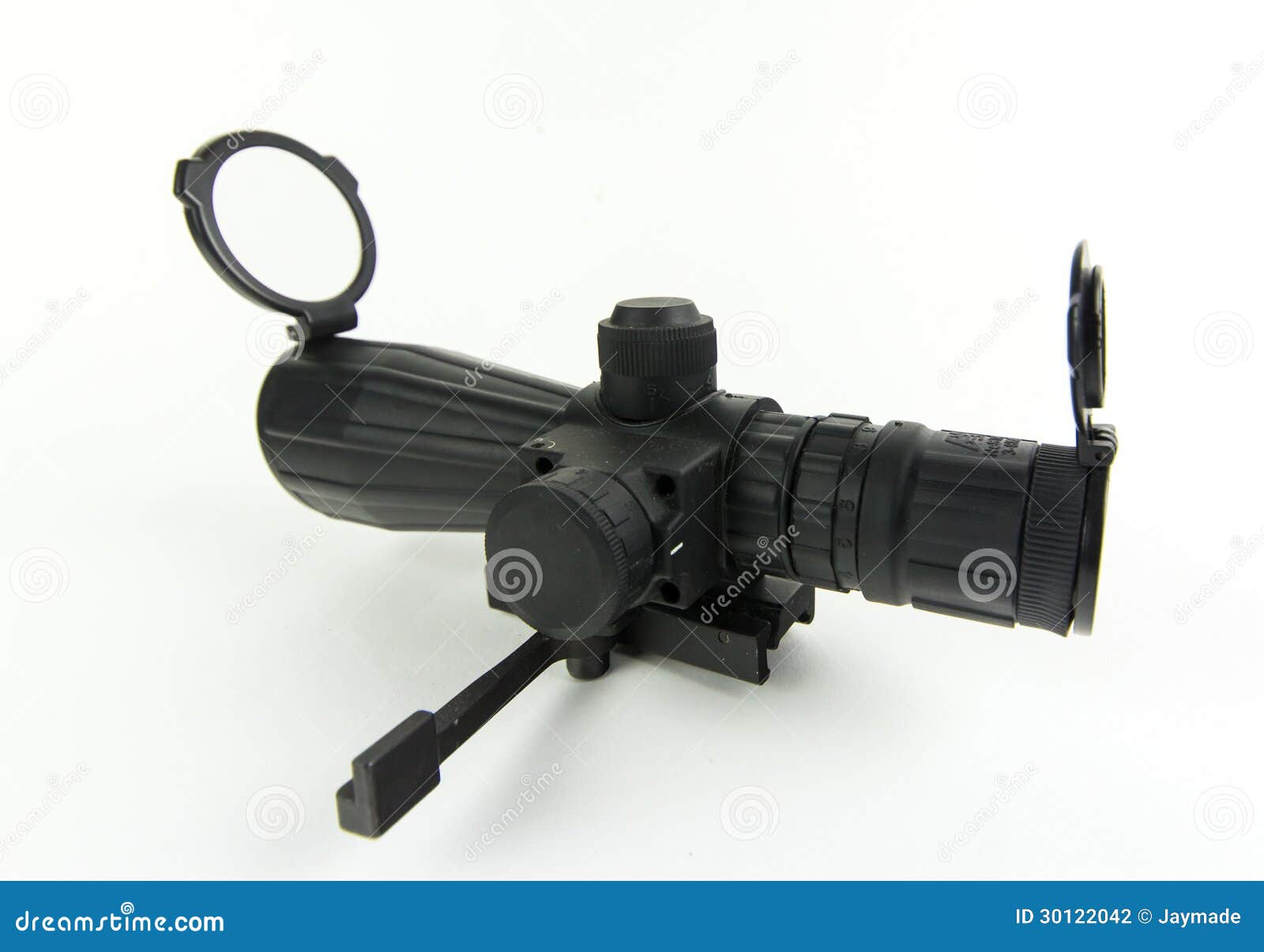 Rifle scope stock photo. Image of quick, mount, safety - 30122042