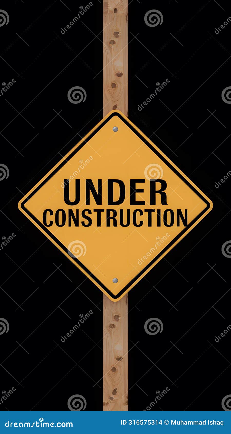 ImageStock Construction Background Featuring Bold Yellow Line Striping ...