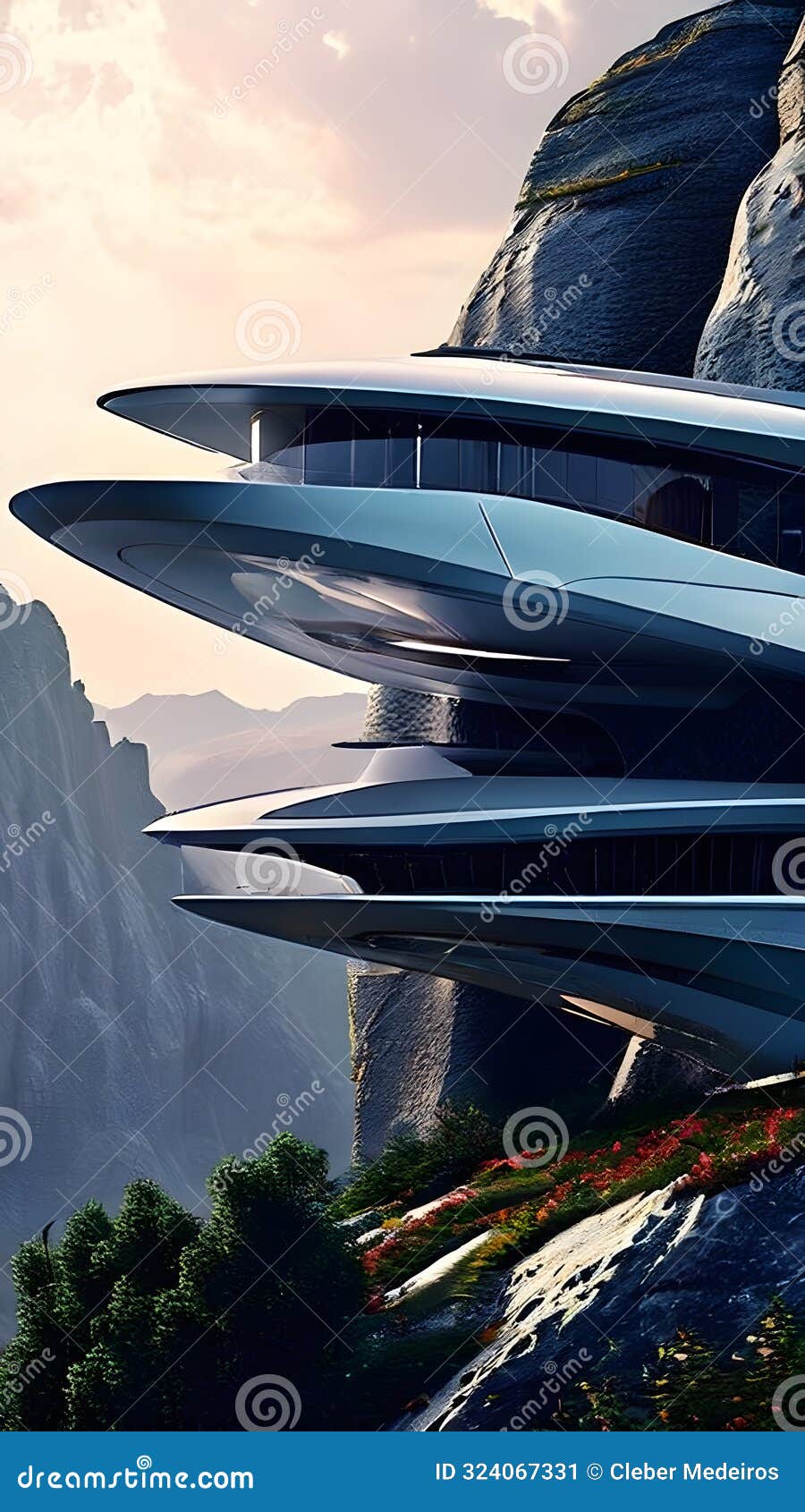 Imaginary Architecture: Conceptual Buildings Stock Illustration ...