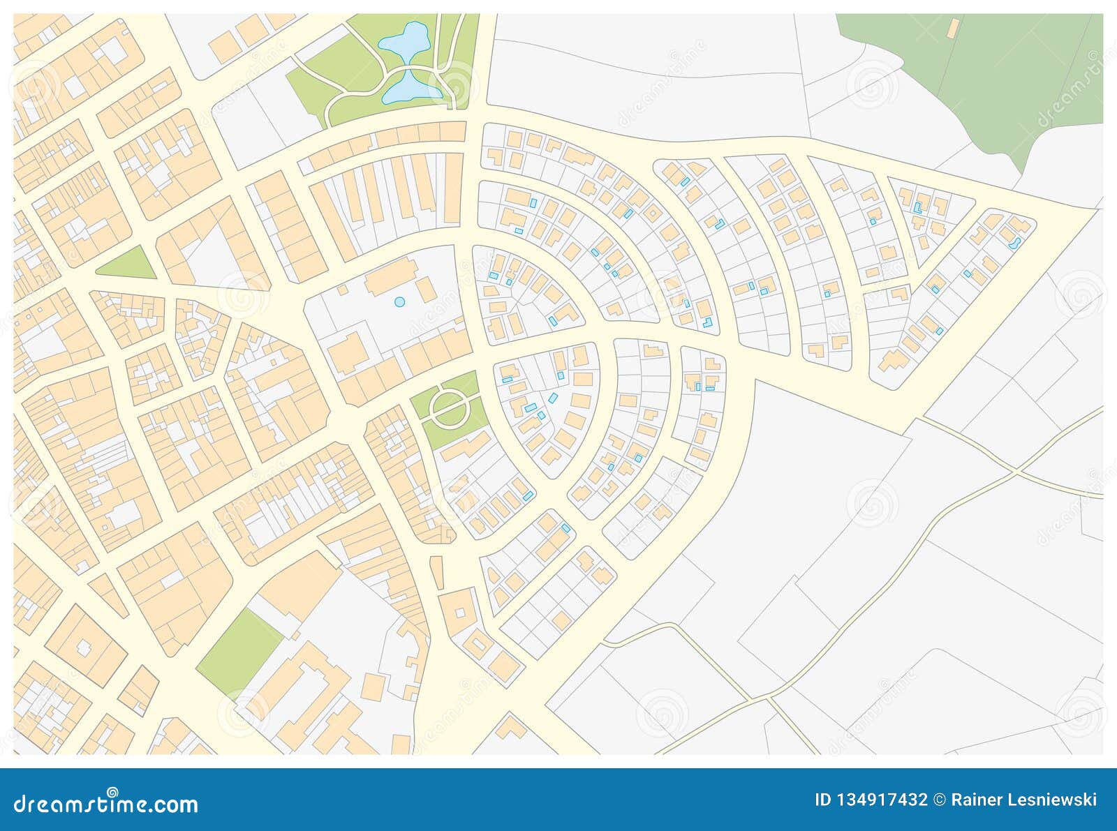 Imaginary Cadastral Map of an Area with Buildings and Streets Stock ... Imaginary Cadastral Map of an Area with Buildings and Streets Stock ...