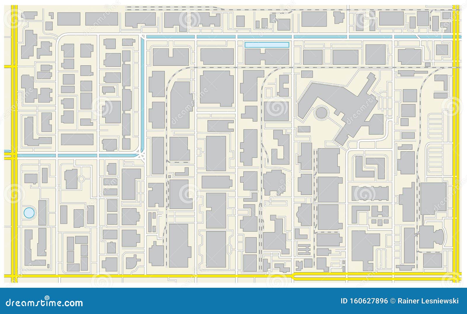 Imaginary Cadastral Plan of an Industrial and Commercial Area Stock ... Imaginary Cadastral Plan of an Industrial and Commercial Area Stock ...