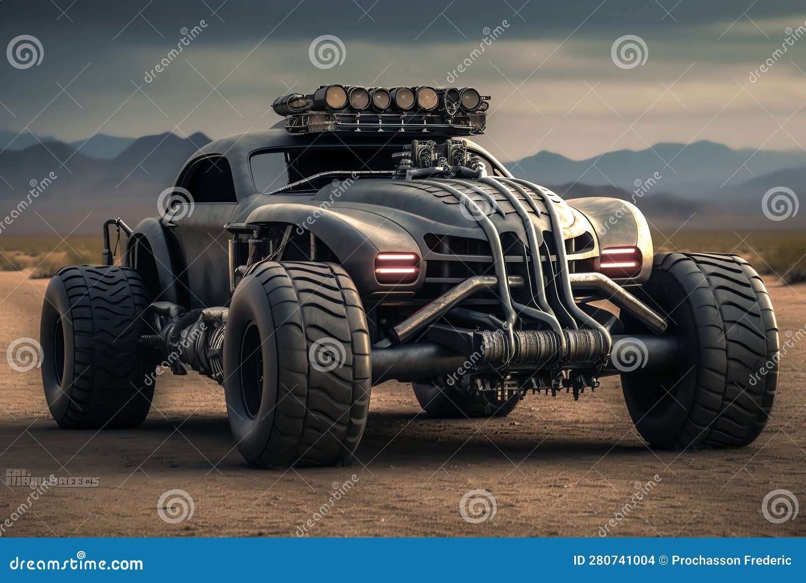 Imaginary Car, AI Generated Stock Illustration - Illustration of ...