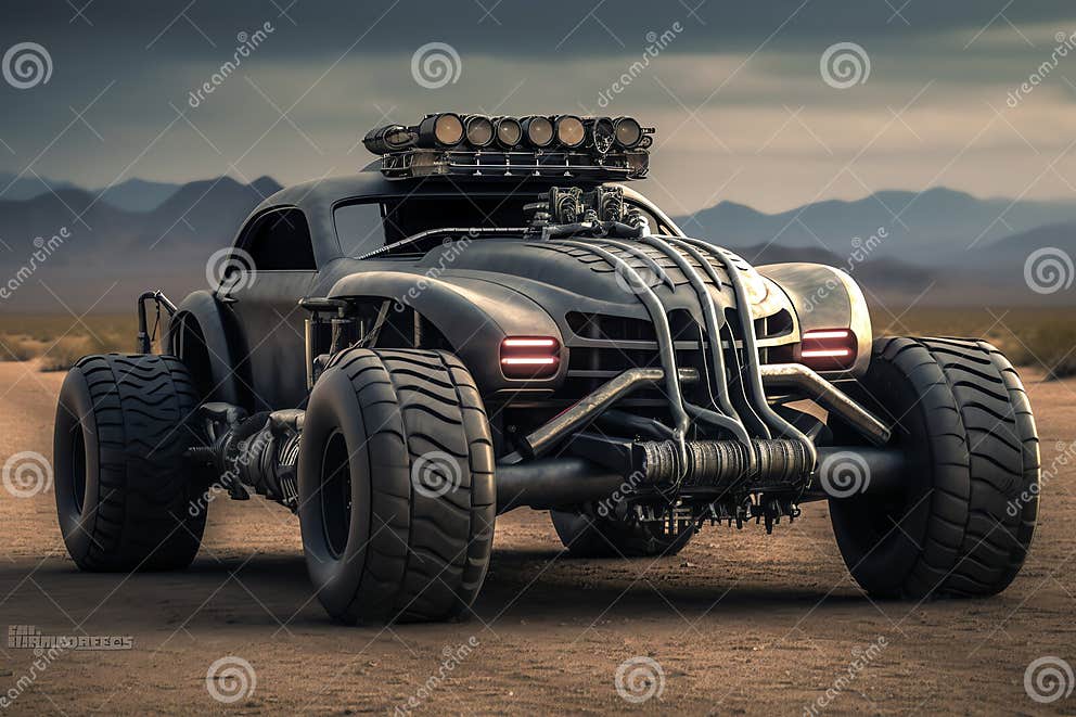 Imaginary Car, AI Generated Stock Illustration - Illustration of ...