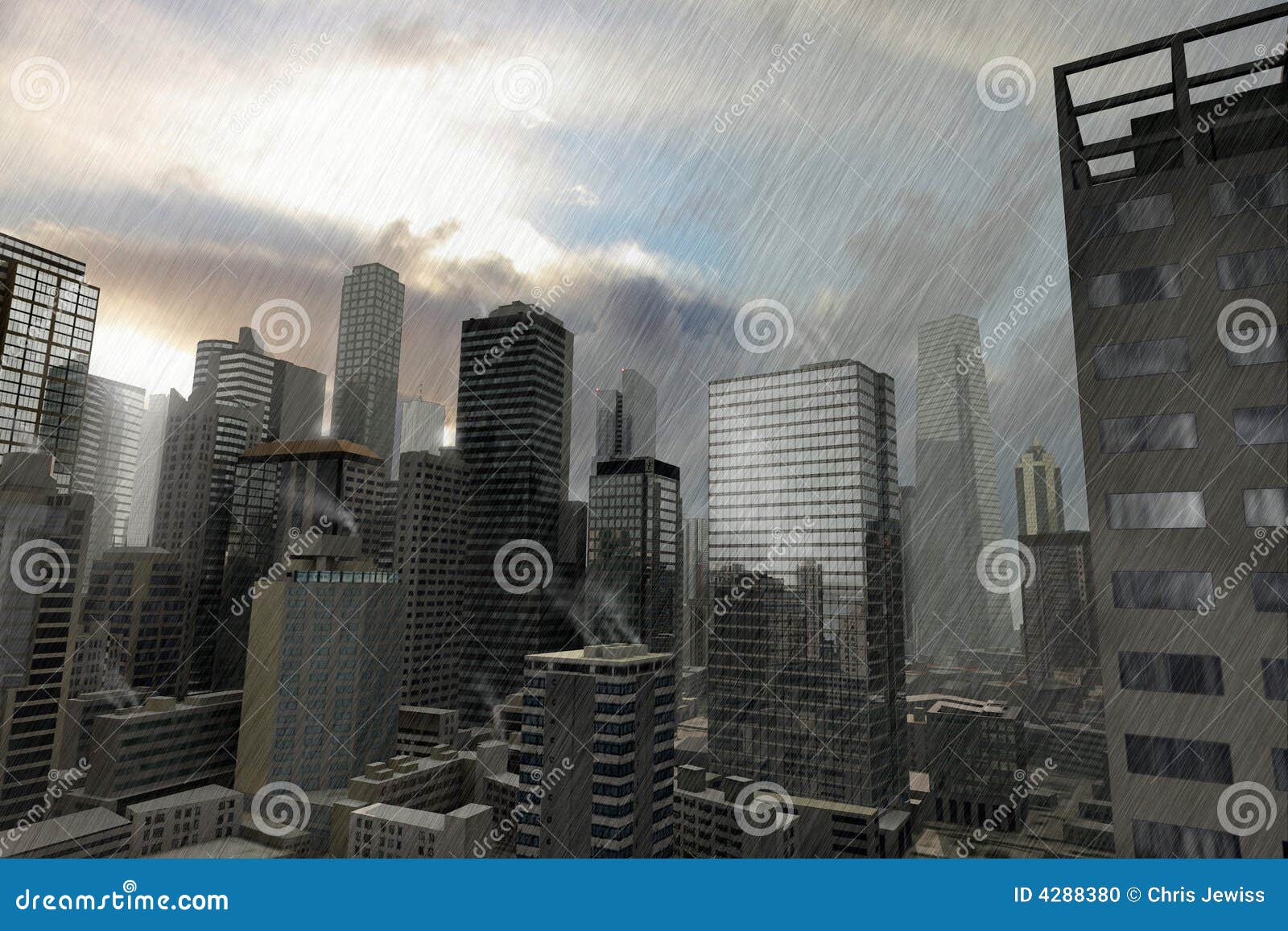 Imaginary city 10 stock illustration. Illustration of dense - 4288380
