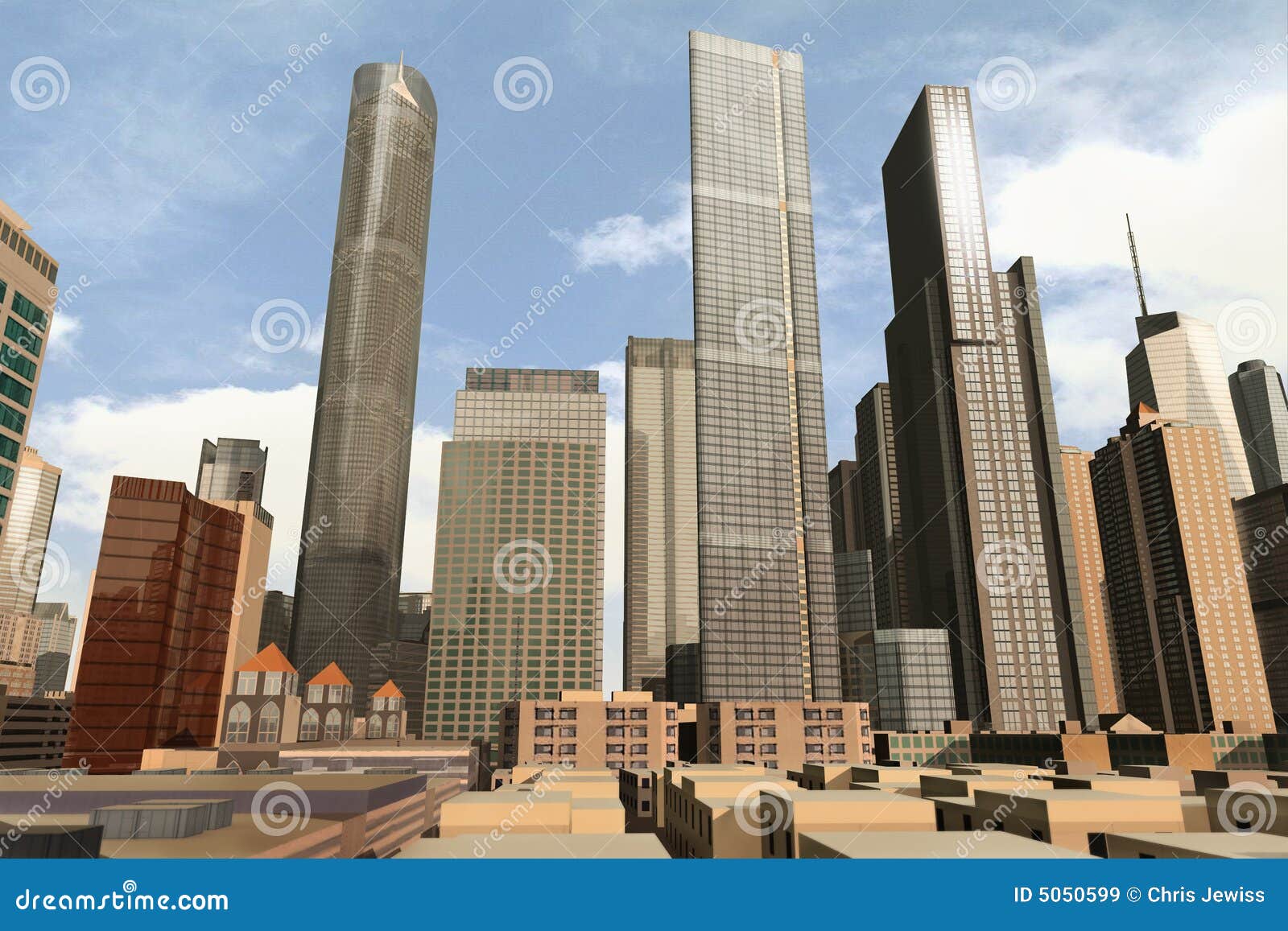Imaginary city 31 stock illustration. Illustration of commerce - 5050599
