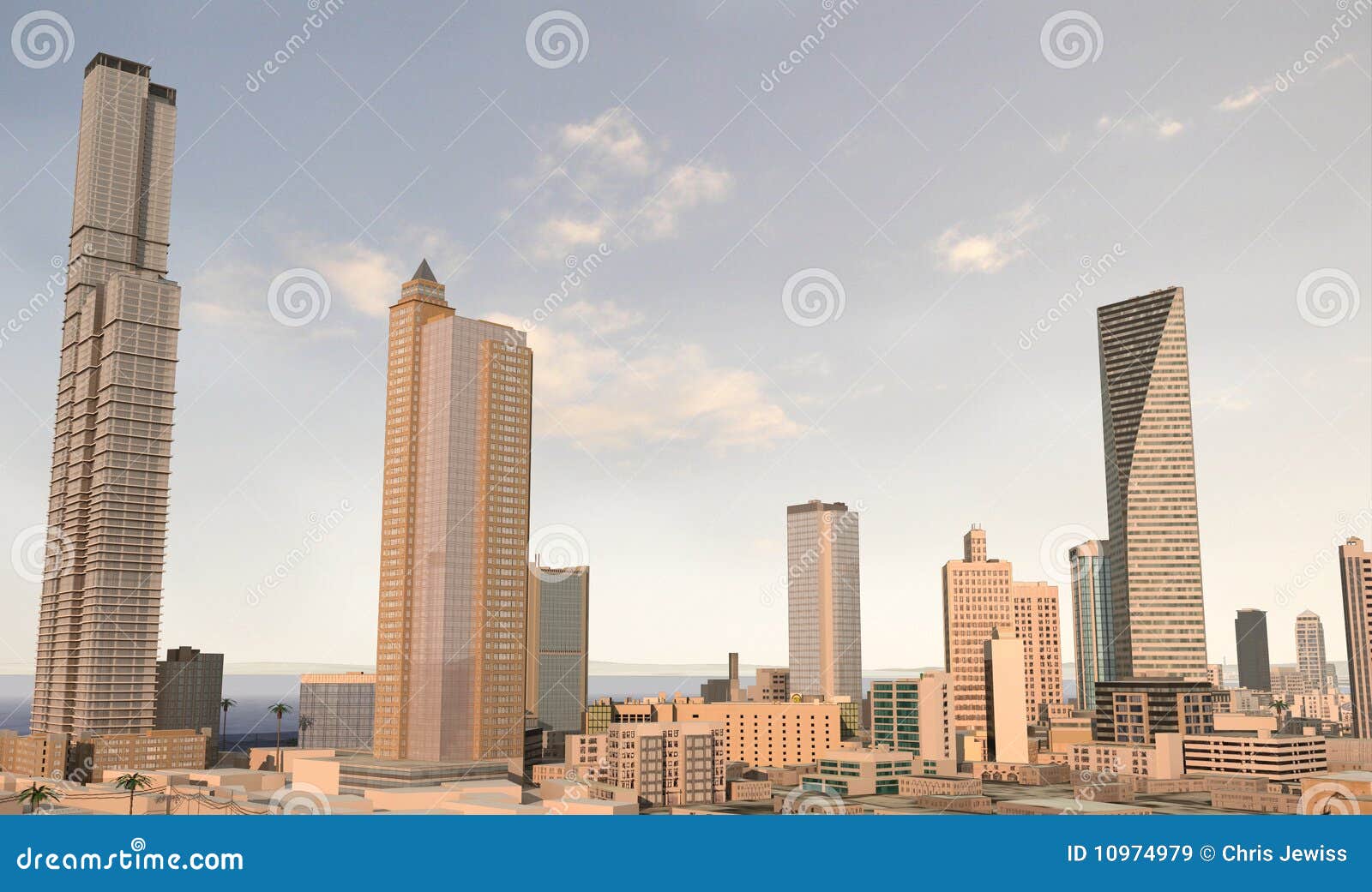 Imaginary city 87 stock illustration. Illustration of imaginary - 10974979