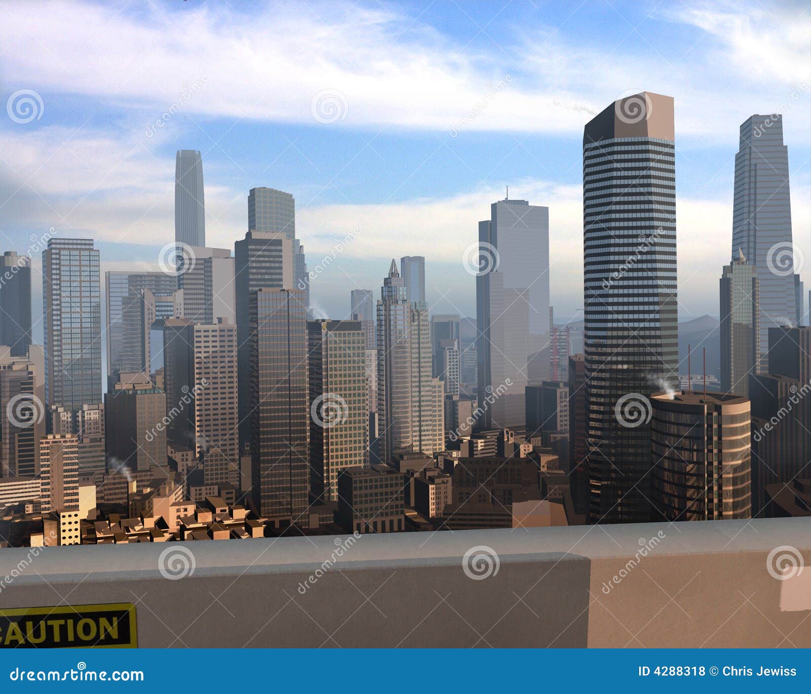 Imaginary city 9 stock illustration. Illustration of blocks - 4288318