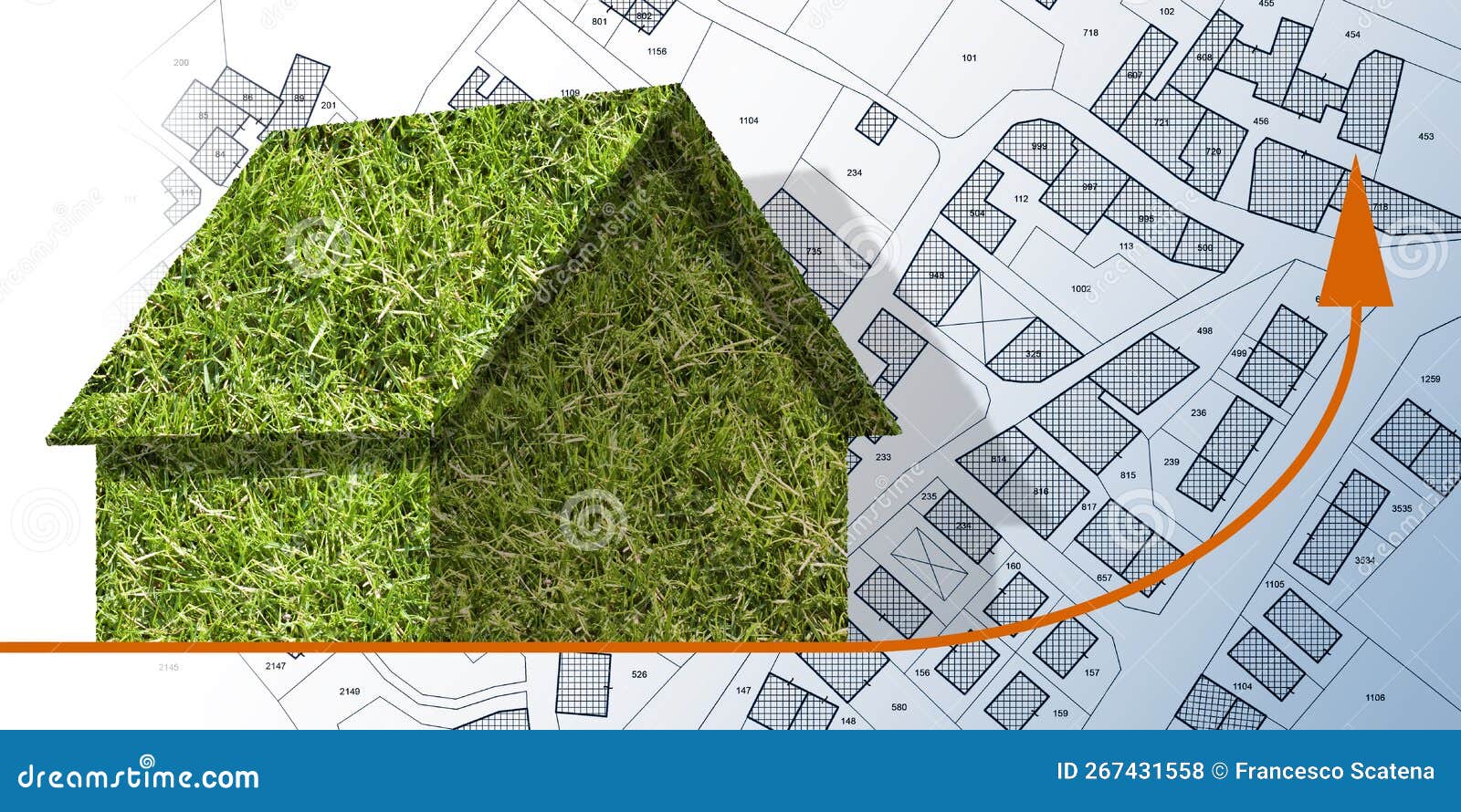 Imaginary City Map with a Green Building - the Architecture of the ...