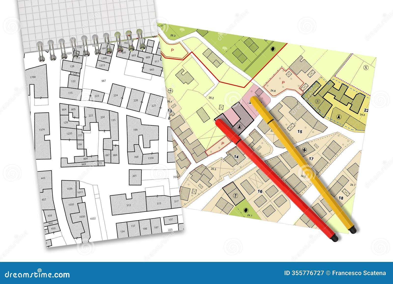 Imaginary General Urban Plan Concept With Zoning Regulations, Zoning ...