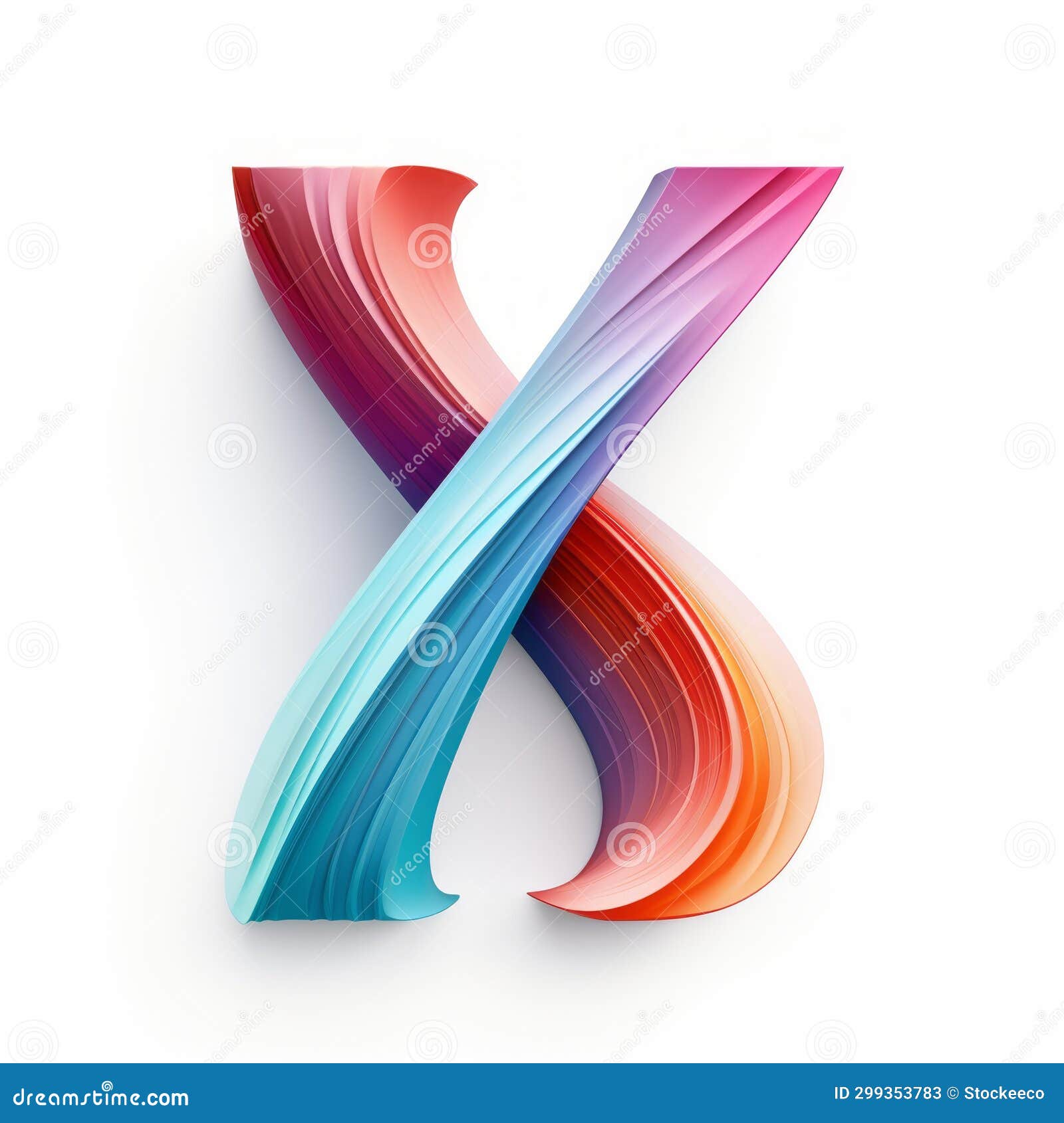 Imaginary Logo with 3d Multi Colored Waves - 8k Resolution Applecore ...