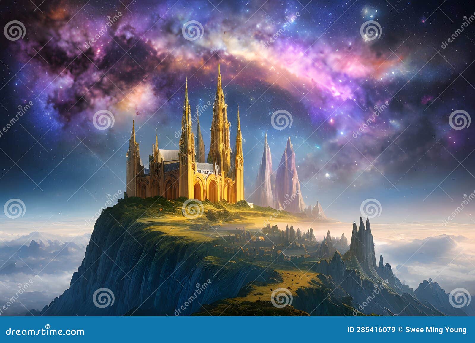 Imaginary Surrealistic Image of the Divine Heaven Where All Men Will ...