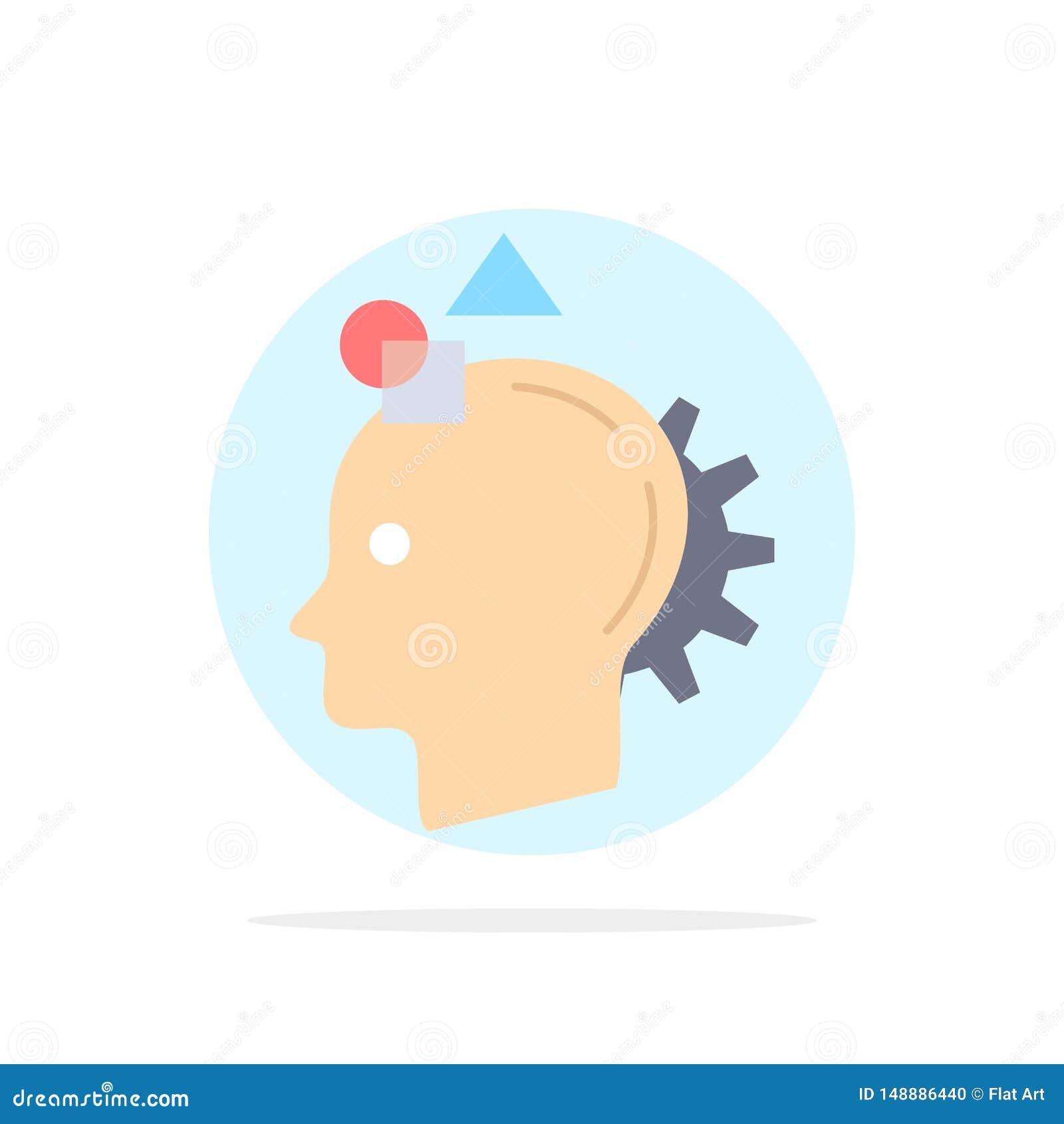Imagination, Imaginative, Imagine, Idea, Process Flat Color Icon Vector ... Imagination, Imaginative, Imagine, Idea, Process Flat Color Icon Vector ...