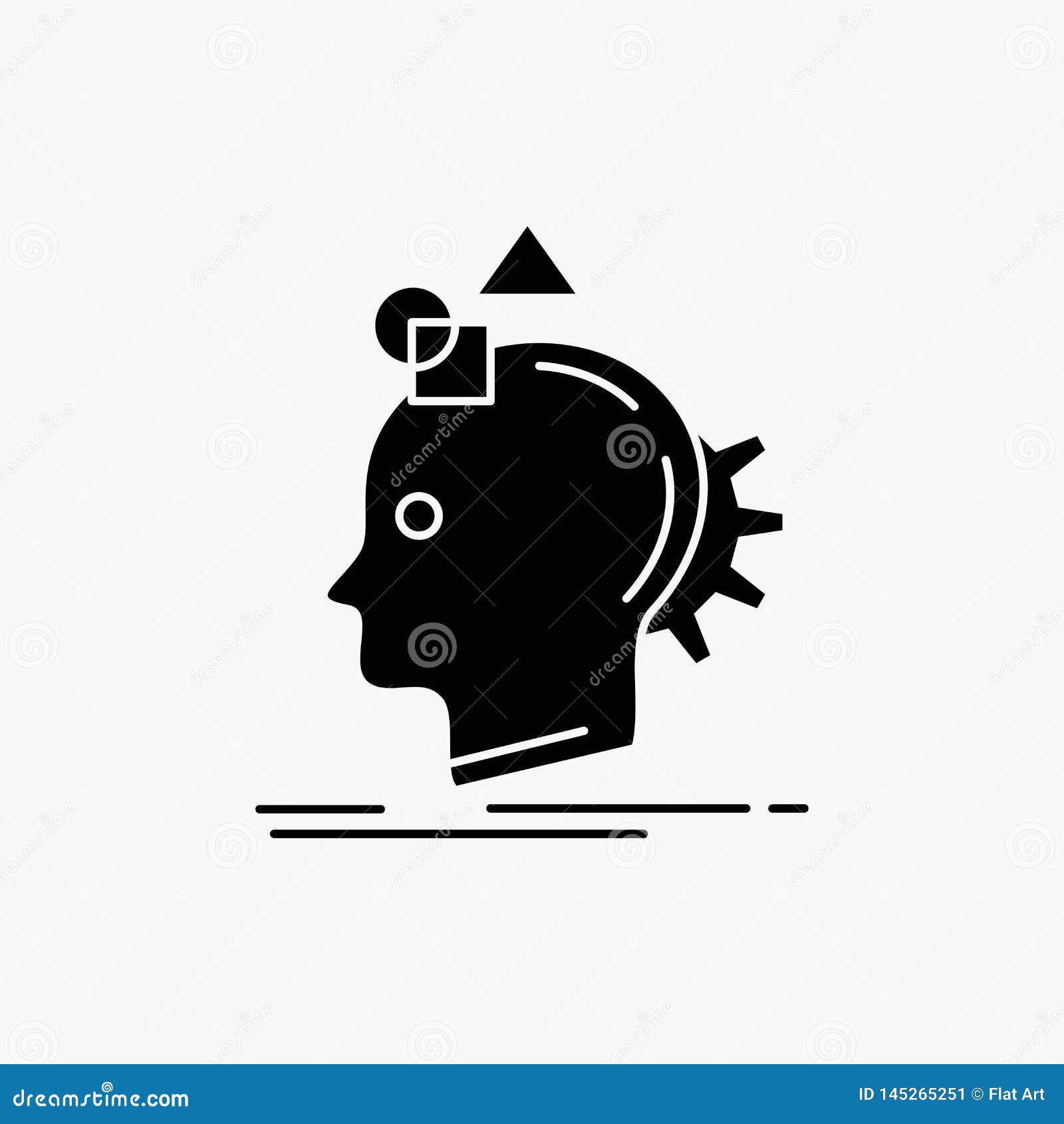 Imagination, Imaginative, Imagine, Idea, Process Glyph Icon. Vector ...