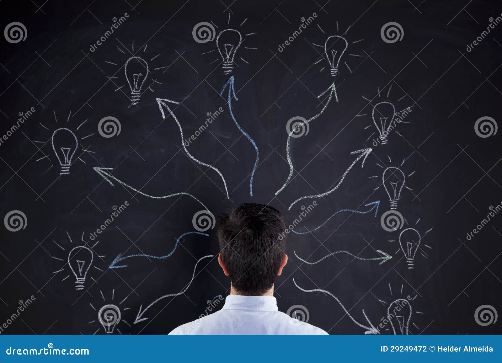 Imagination from our brain stock photo. Image of concept - 29249472