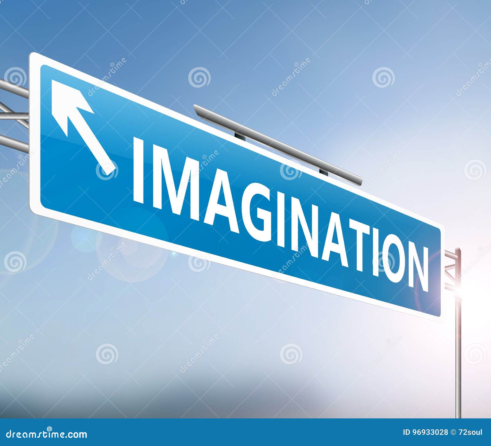 Imagination sign concept. stock illustration. Illustration of inspired ...