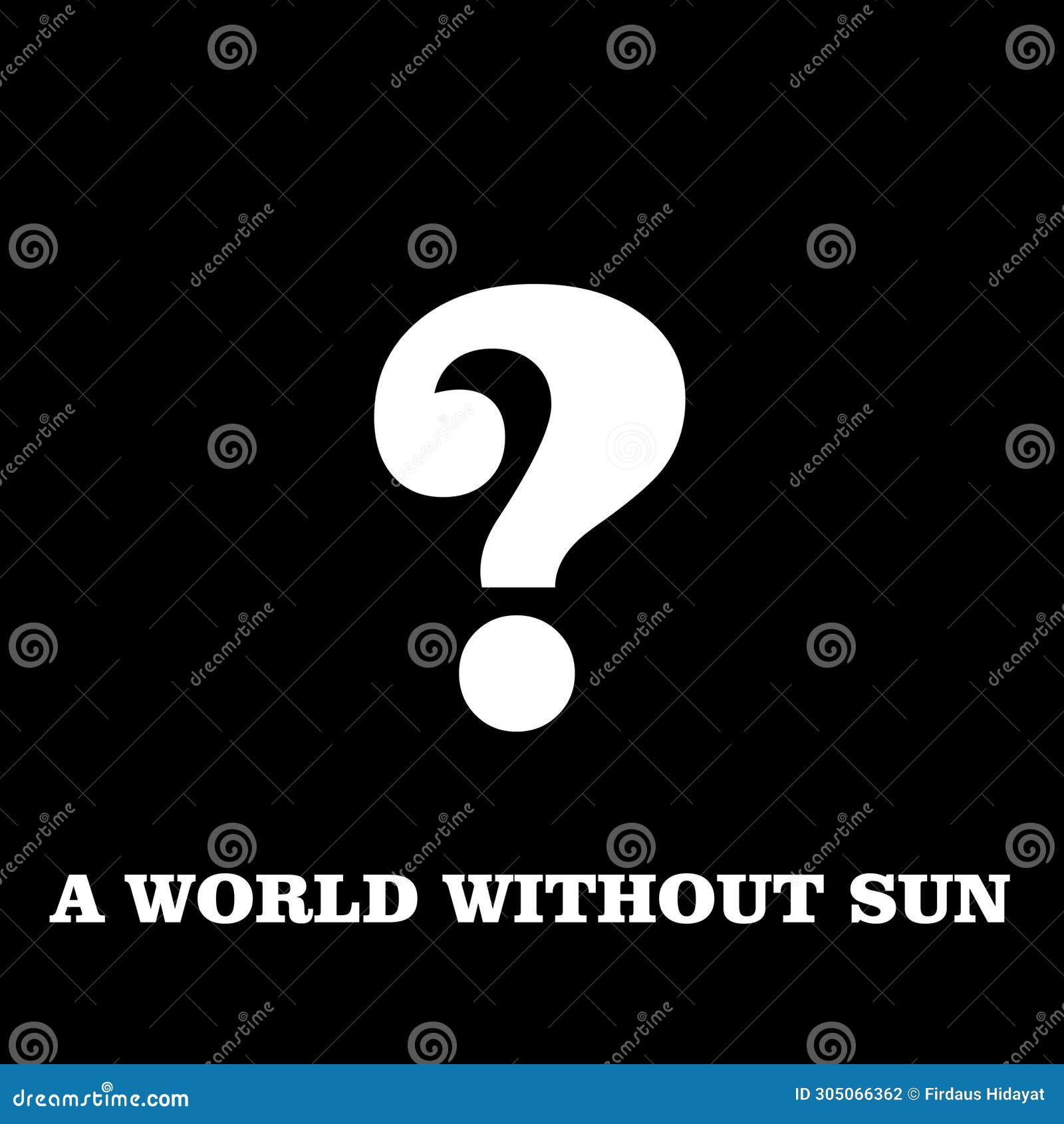 Imagine a World without Sun Stock Illustration - Illustration of world ...