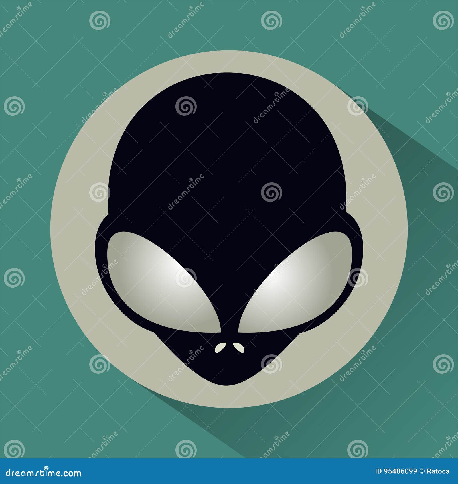 Imaginative alien stock vector. Illustration of costume - 95406099