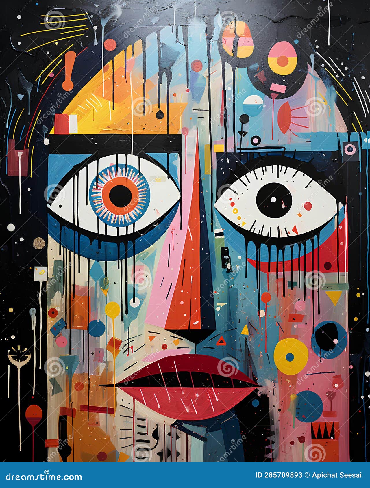 In an Imaginative Art Studio, a Group of Aspiring Artists Experiments ...