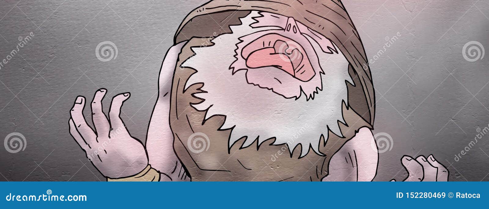 Imaginative Cartoon Characters Drawing By Hand Stock Image ...