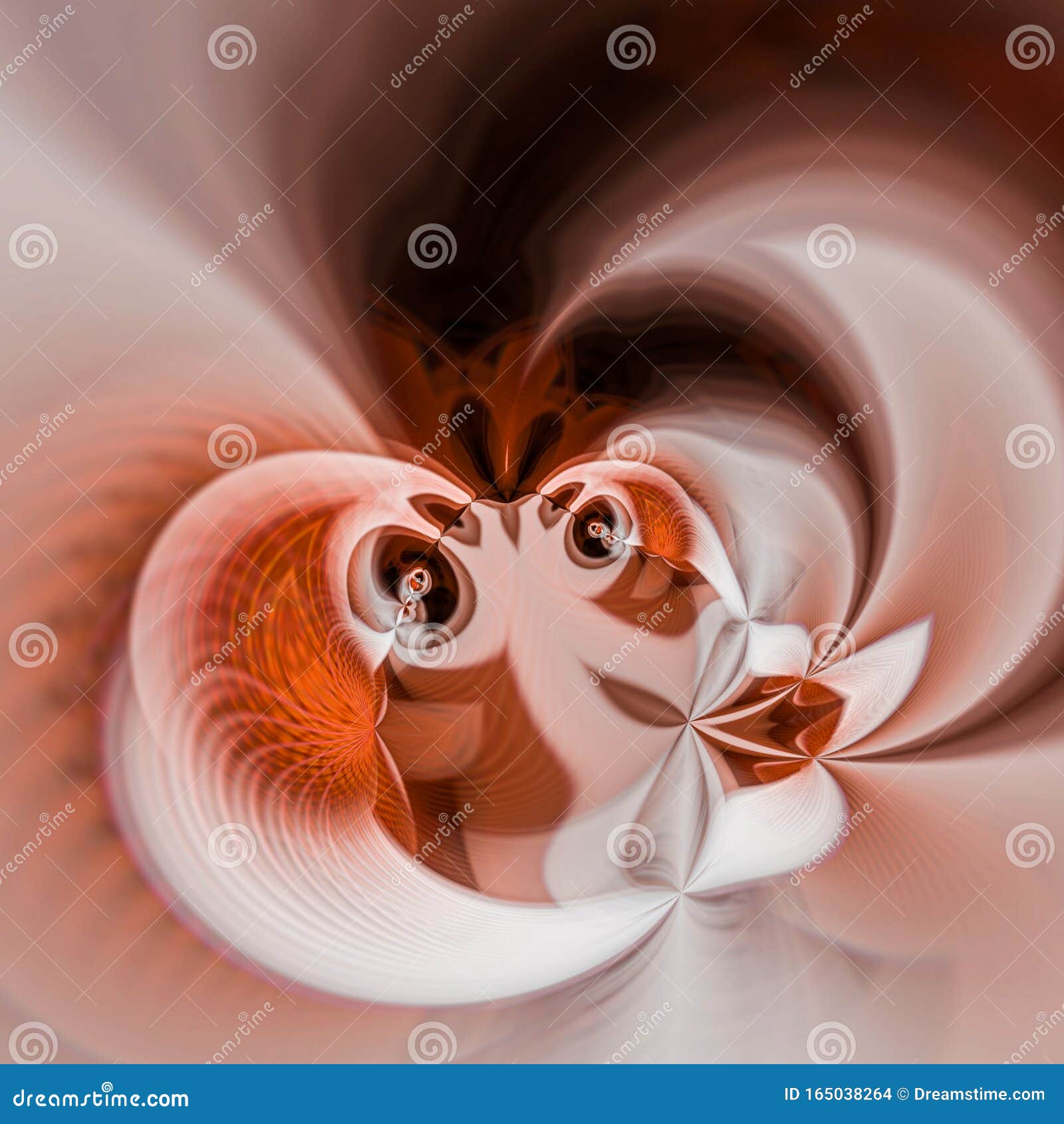 Imaginative Colored Abstract Faces, Eyes As a Twirl Illustration Stock ...