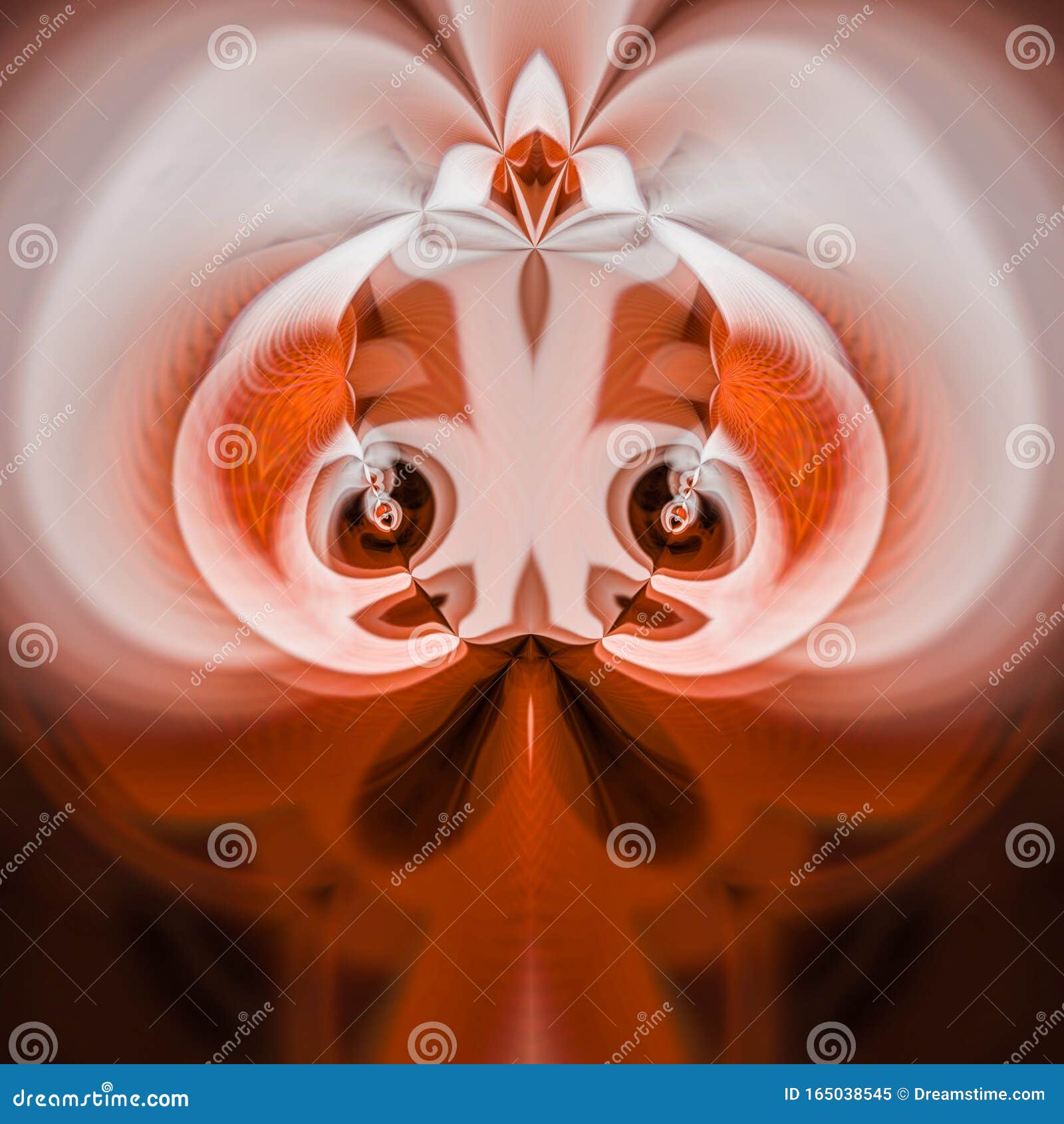 Imaginative Colored Abstract Faces, Eyes As a Twirl Illustration Stock ...