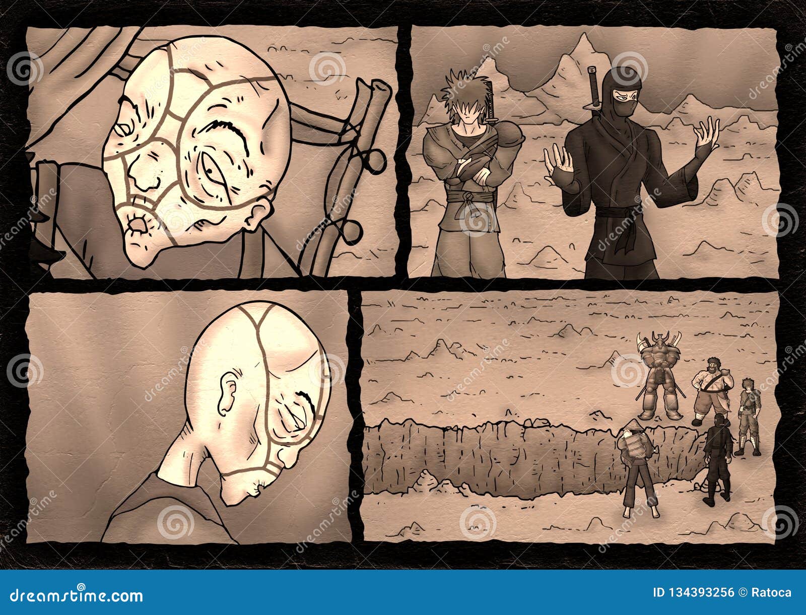 Imaginative Comic Scene Illustration Stock Illustration - Illustration ...