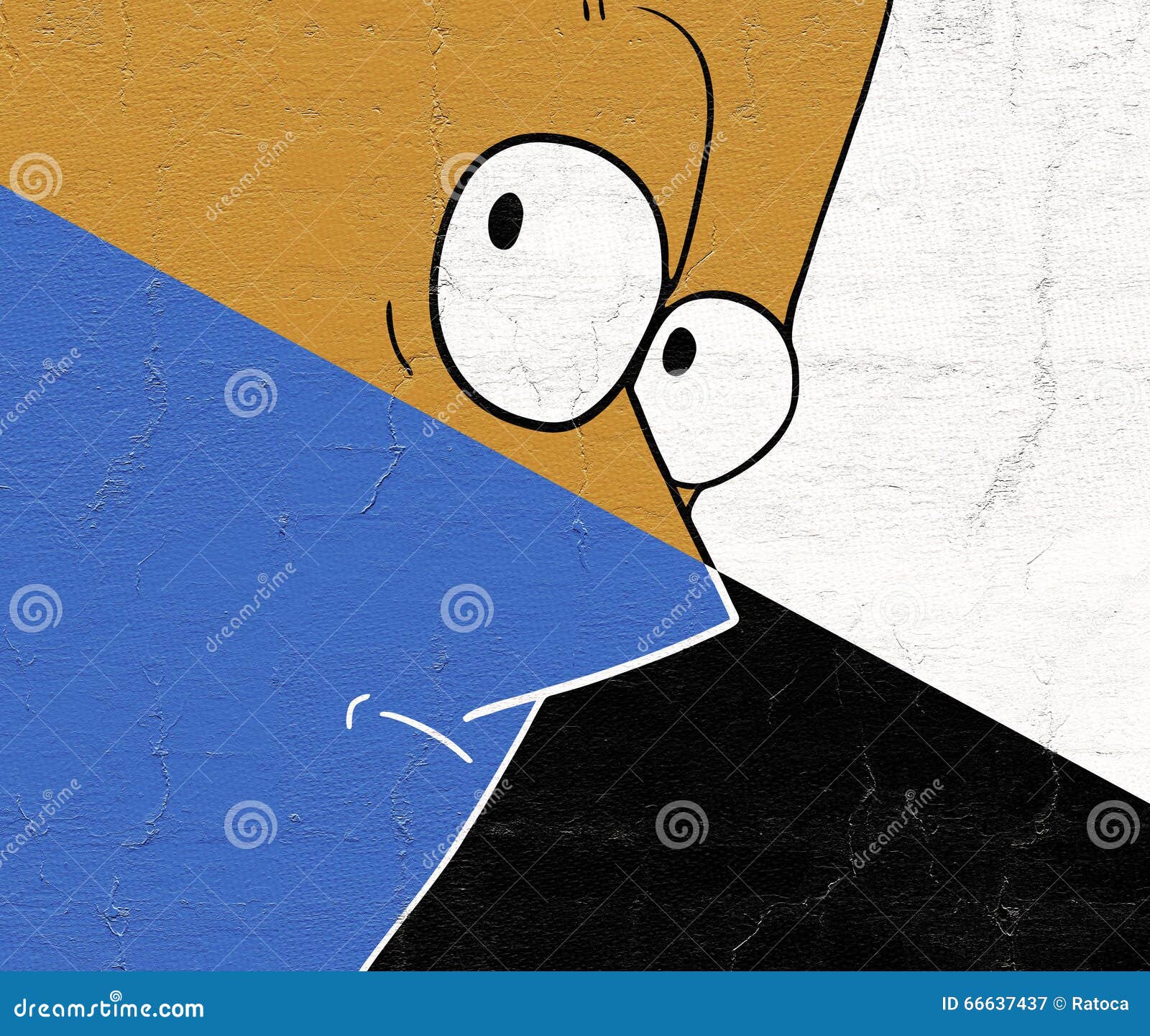 Imaginative expression stock illustration. Illustration of funny - 66637437