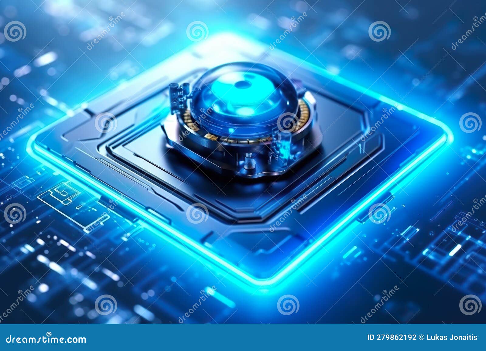 Imaginative Futuristic Quantum Sensor. Future Computer Processor ... Imaginative Futuristic Quantum Sensor. Future Computer Processor ...