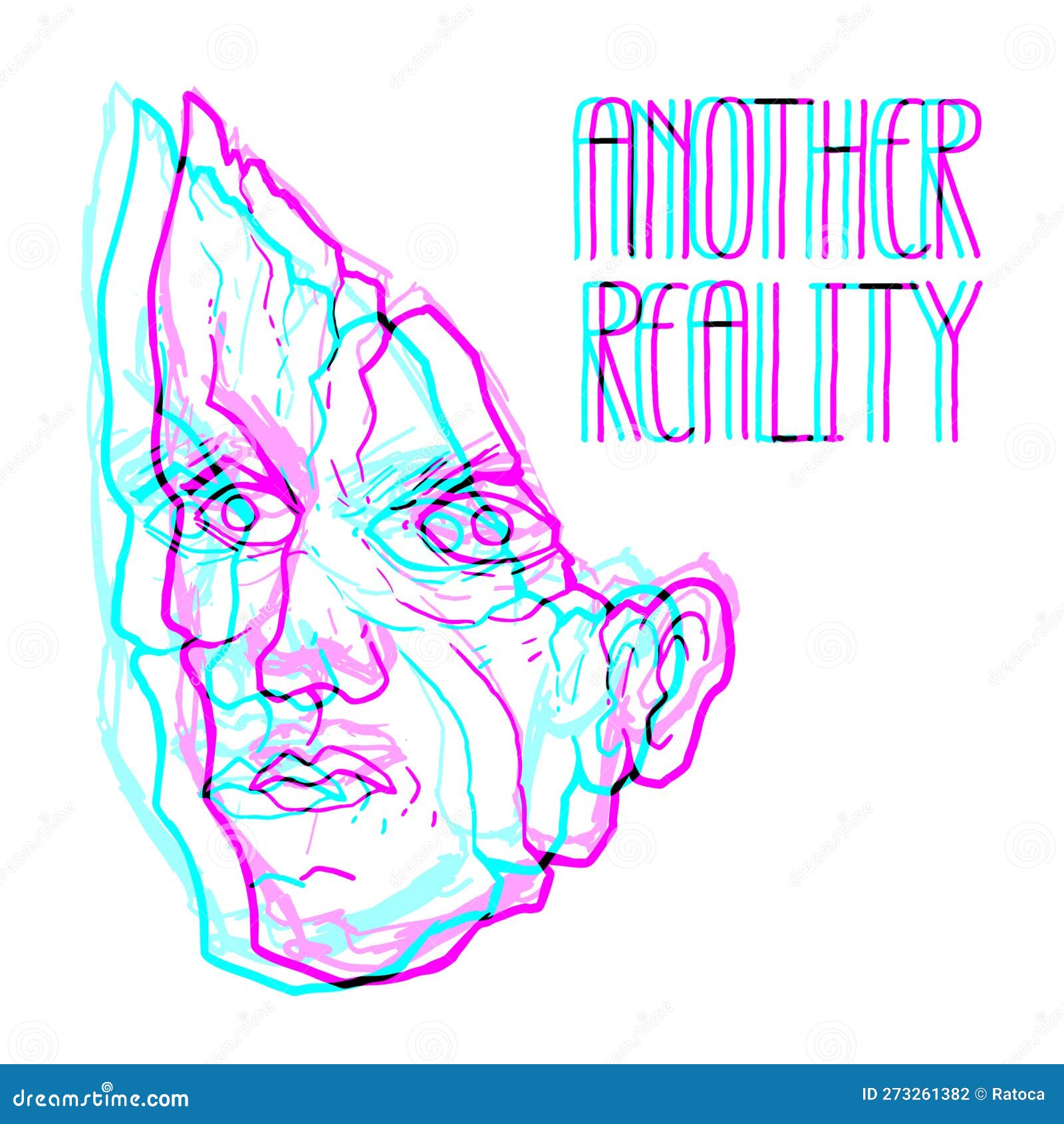 Another Reality Pathway Cartoon Vector | CartoonDealer.com #87620003