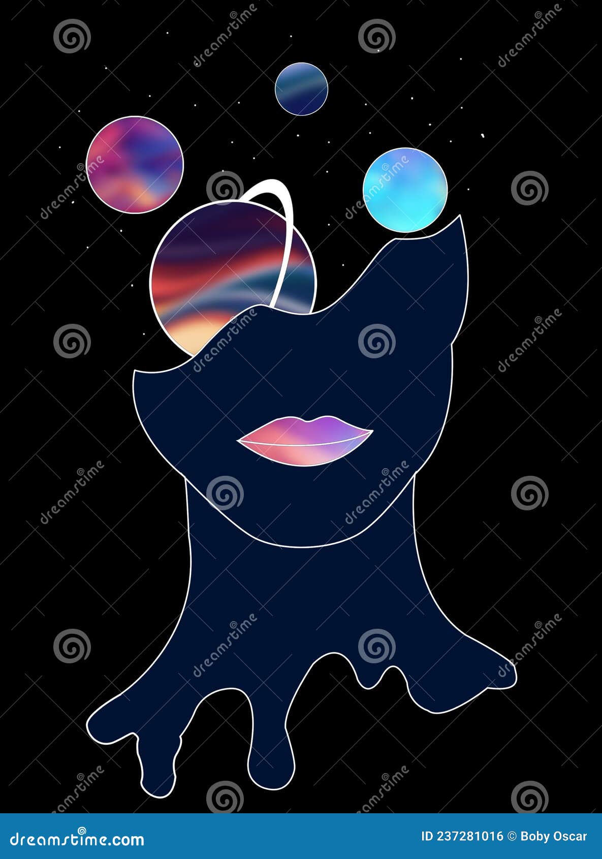 Imaginative Illustration with Fun Stock Illustration - Illustration of ...