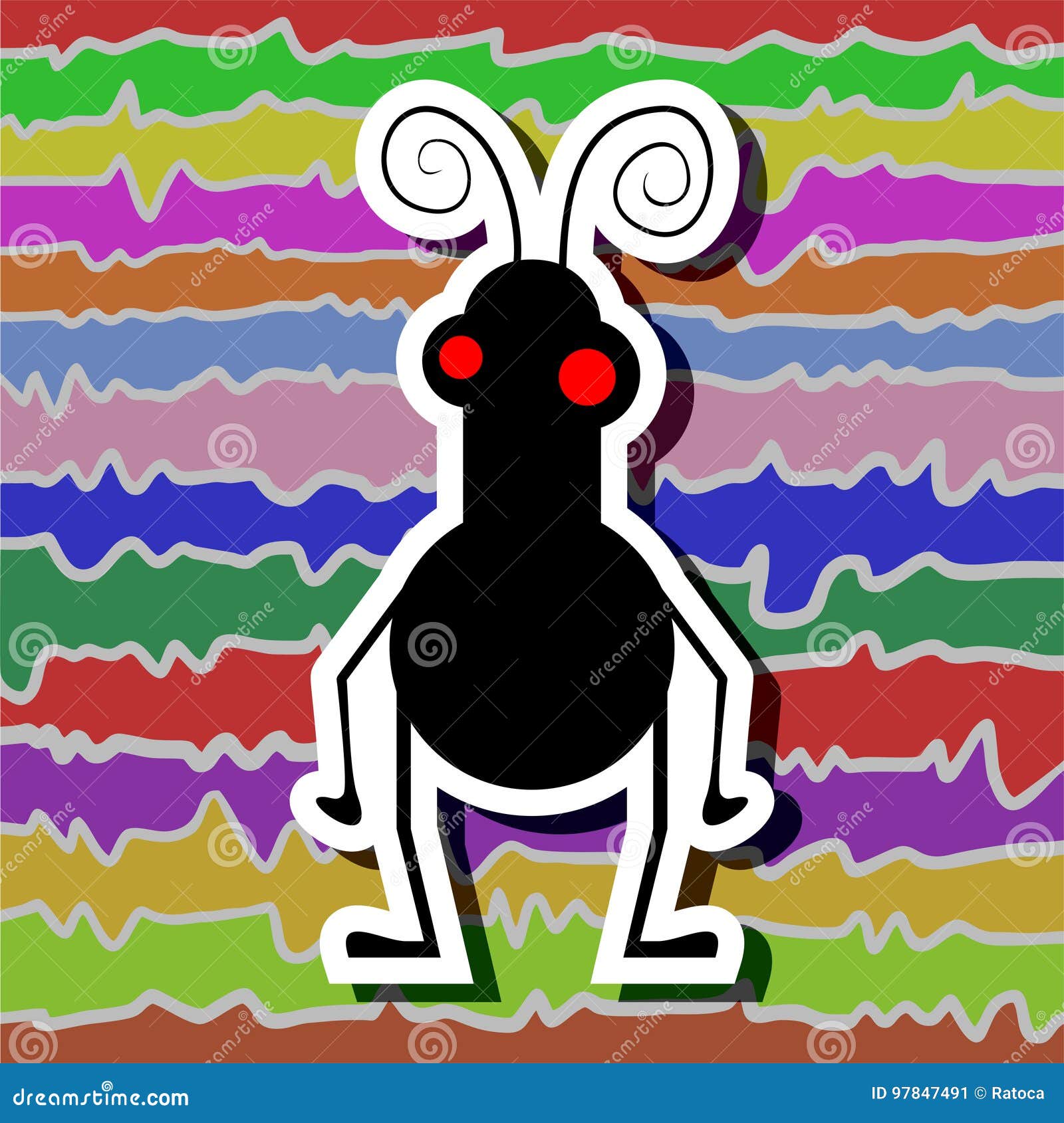 Imaginative Insect Illustration Stock Vector - Illustration of fantasy ...