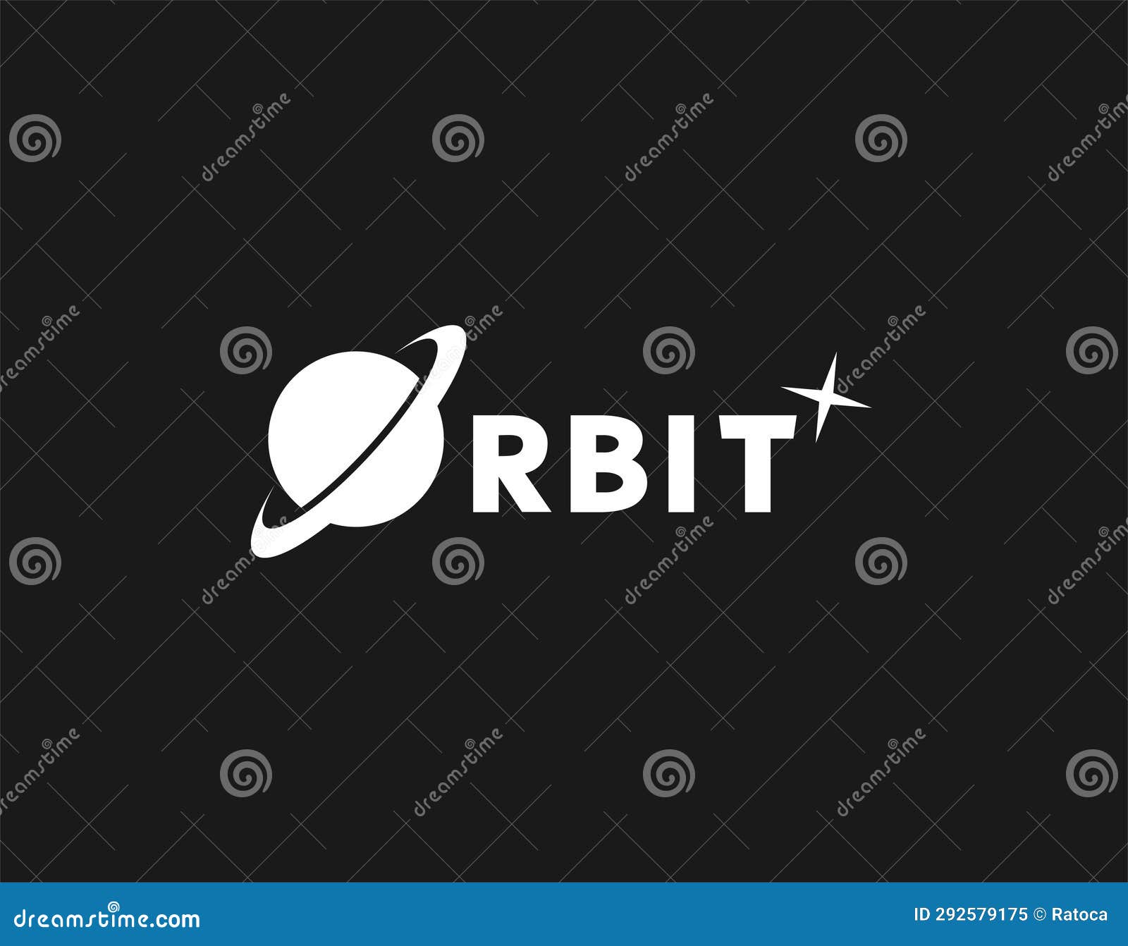 Imaginative orbit symbol stock vector. Illustration of round - 292579175