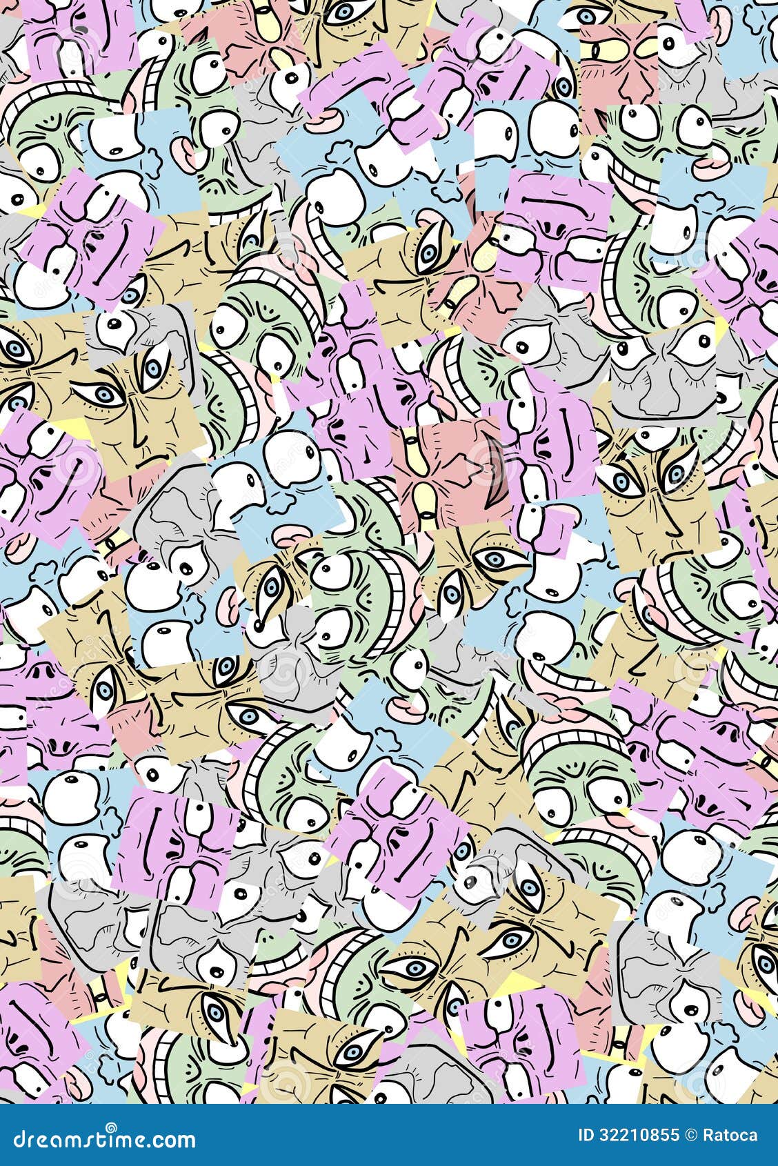 Imaginative Texture Cartoon Vector Illustration | CartoonDealer.com ...