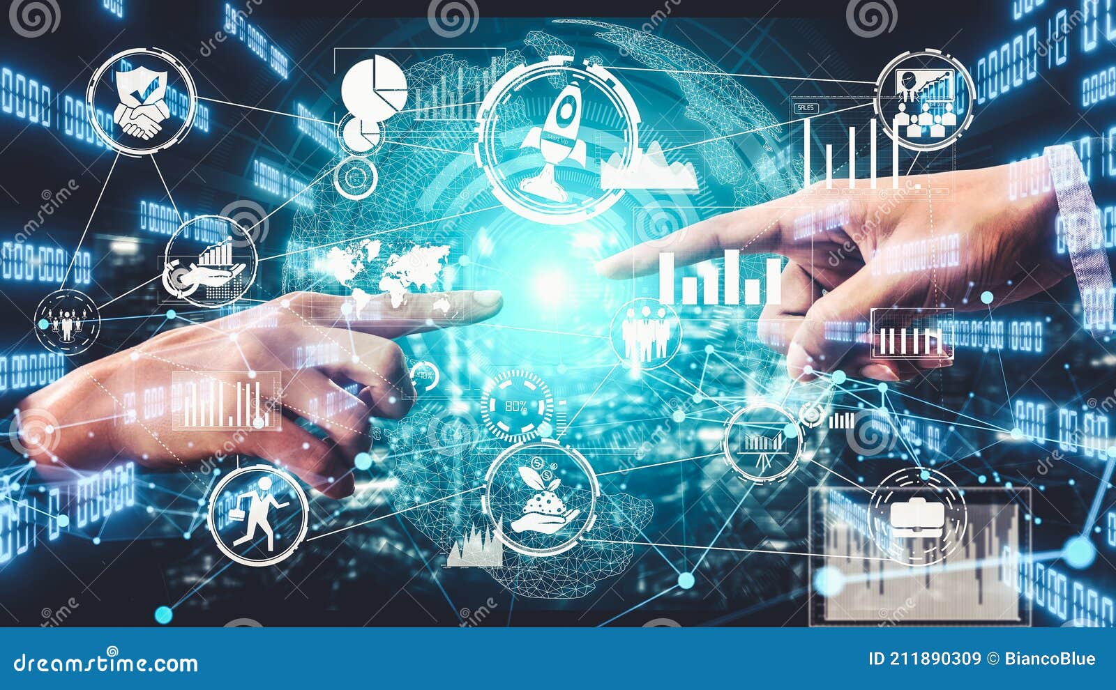 Imaginative Visual of Business Innovation and Creativity Stock Image ...