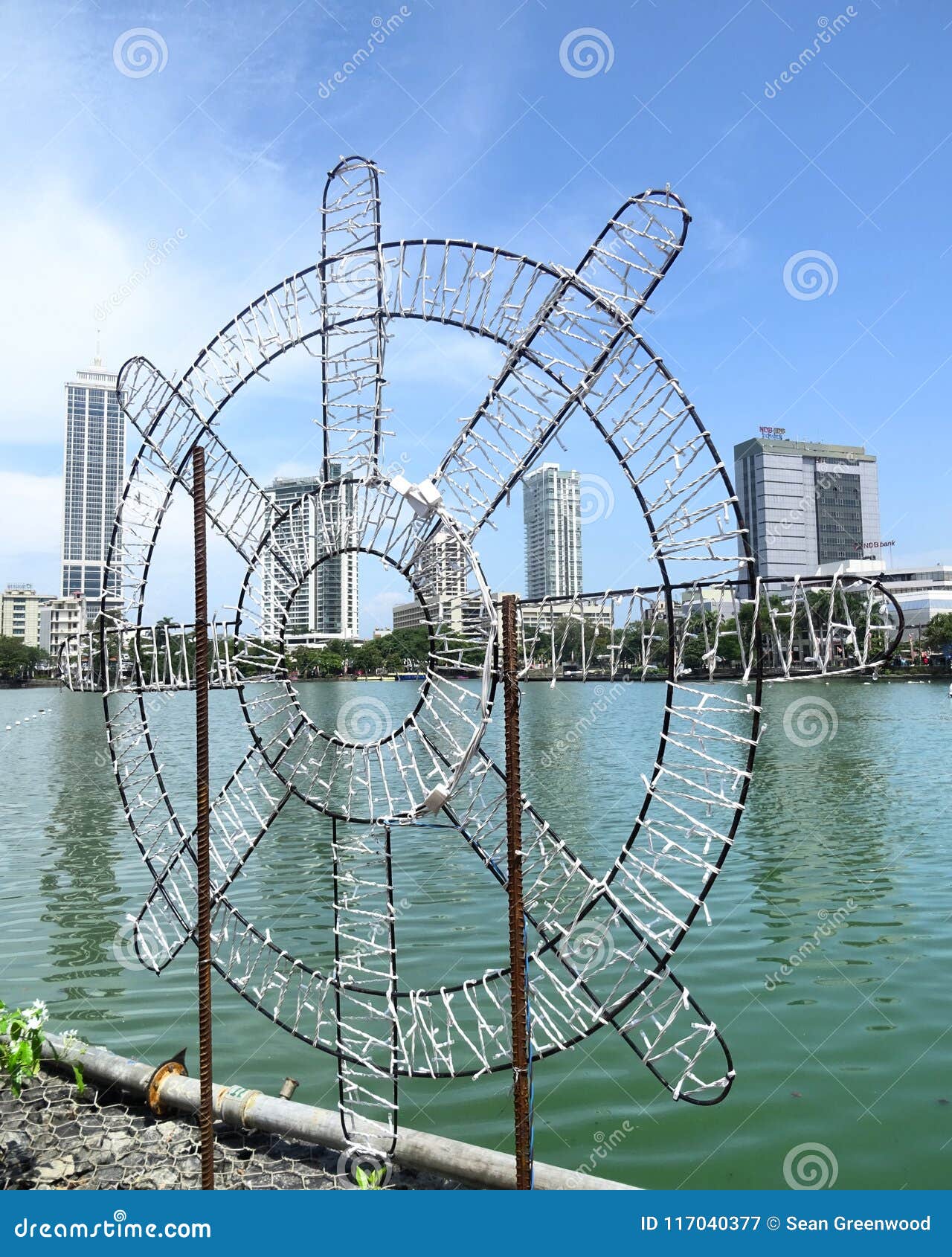 Lakes and Skyline in Colombo Stock Image - Image of showing, colombo ...