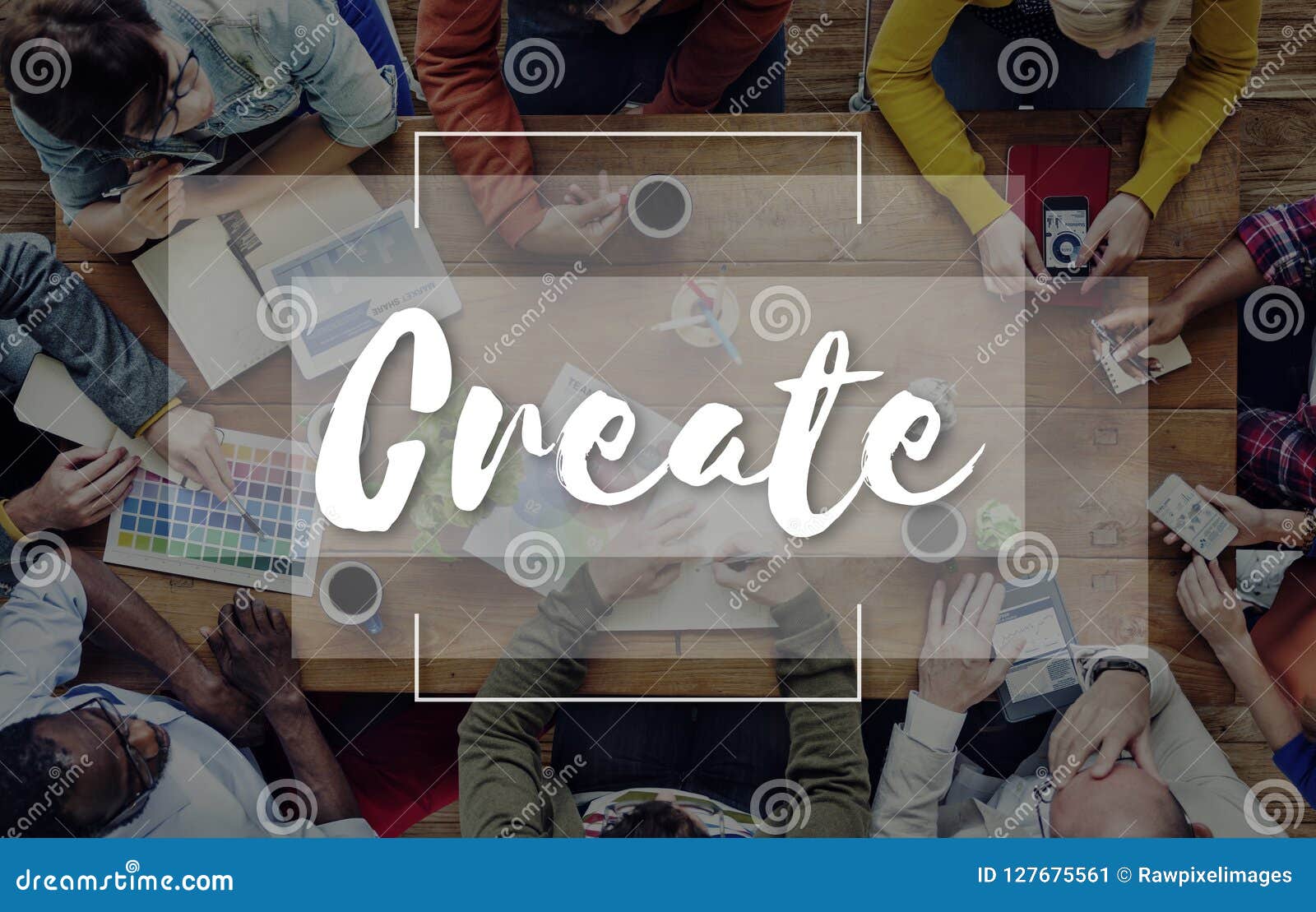 Imagine Create Conceptualize Ideas Concept Stock Image - Image of ...
