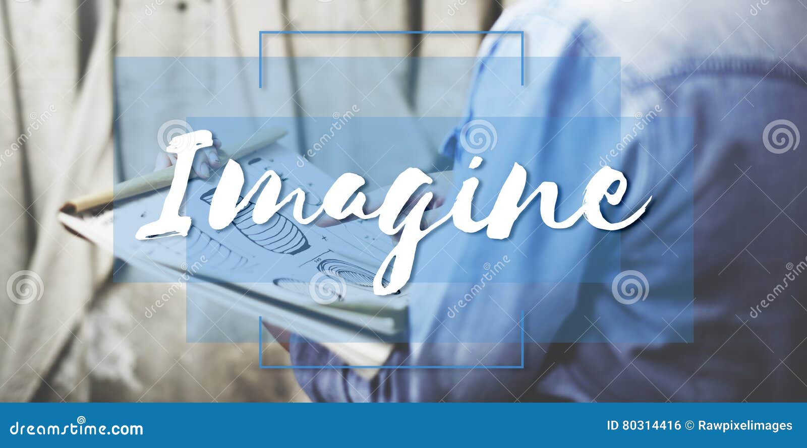 Imagine Create Curate Conceptualize Ideas Concept Stock Photo ...