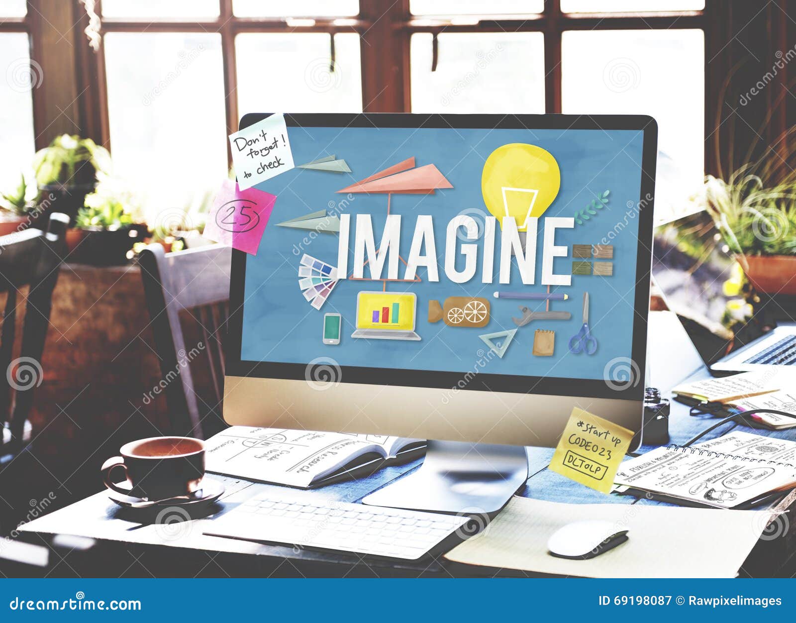 Imagine Creative Dream Expect Ideas Vision Concept Stock Image - Image ...