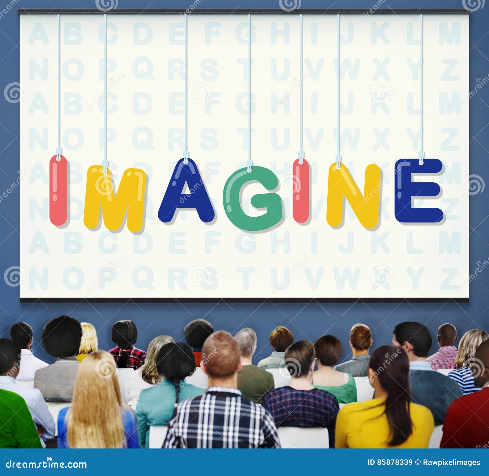 Imagine Creative Ideas Thinking Vision Dream Concept Stock Image ...