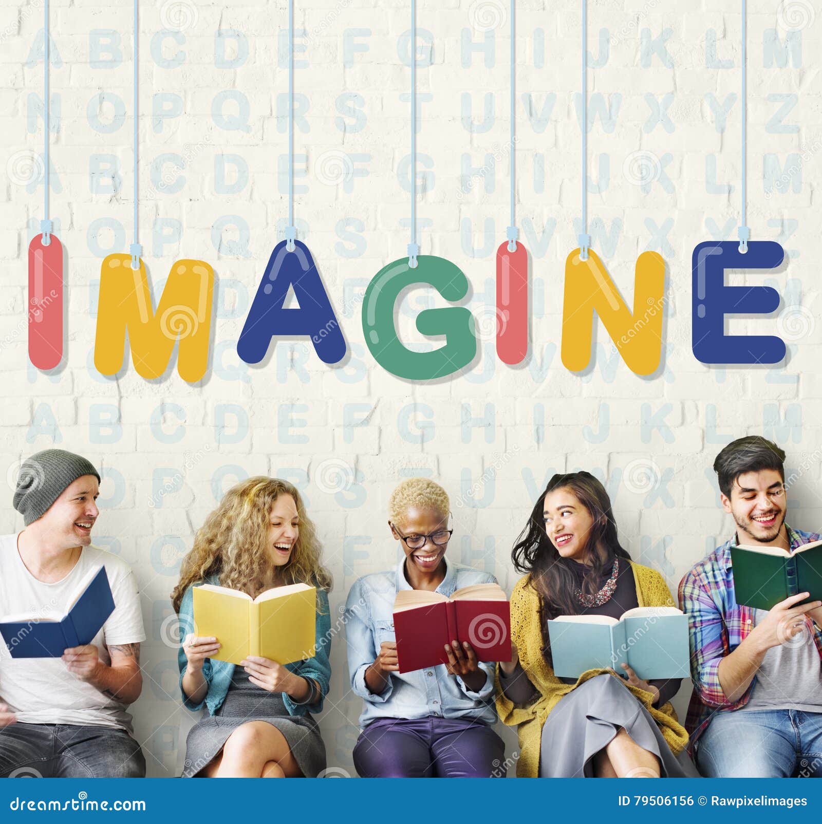 Imagine Creative Ideas Thinking Vision Dream Concept Stock Photo ...