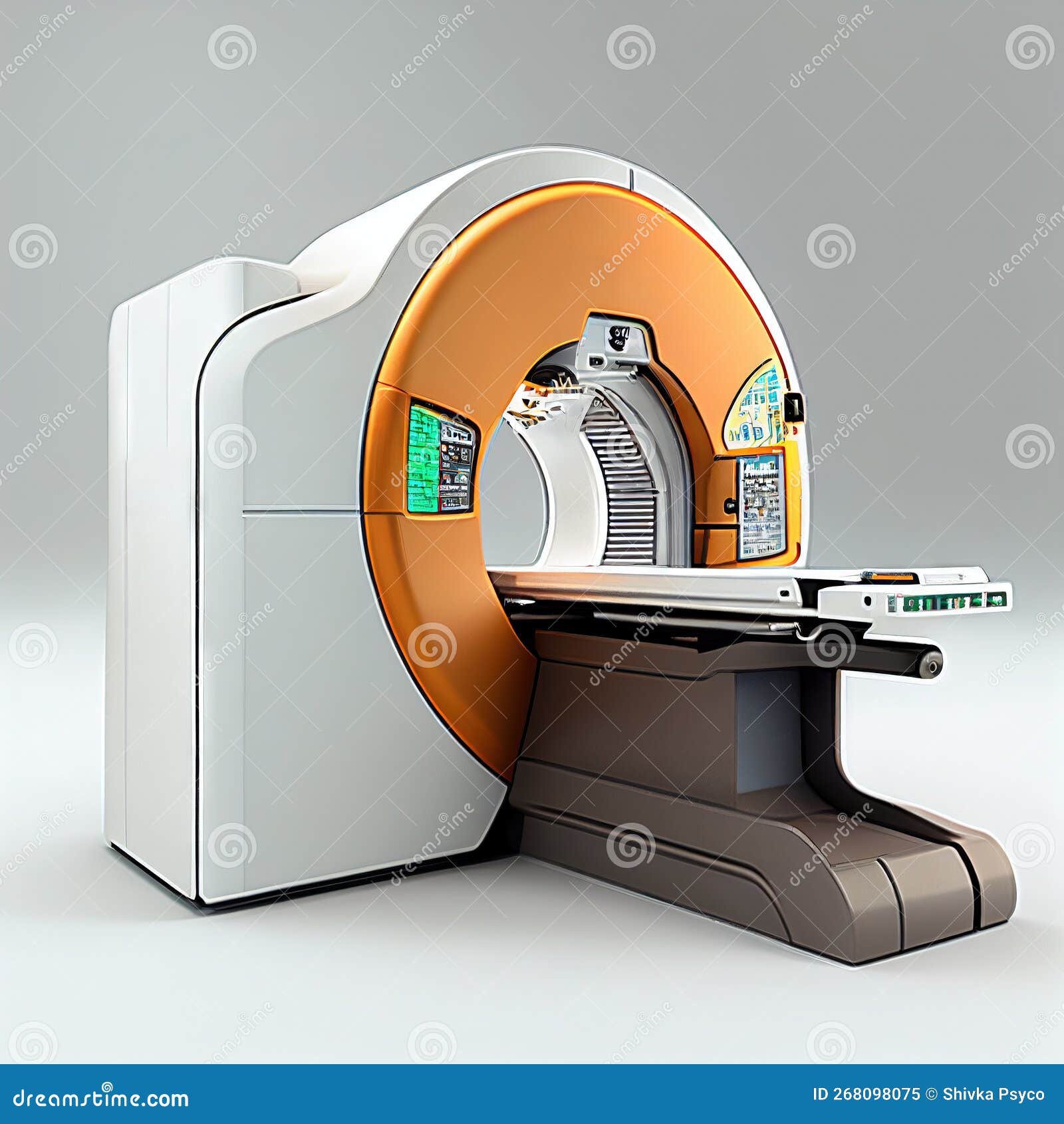 Imagine CT Scanner stock image. Image of doctor, generative - 268098075