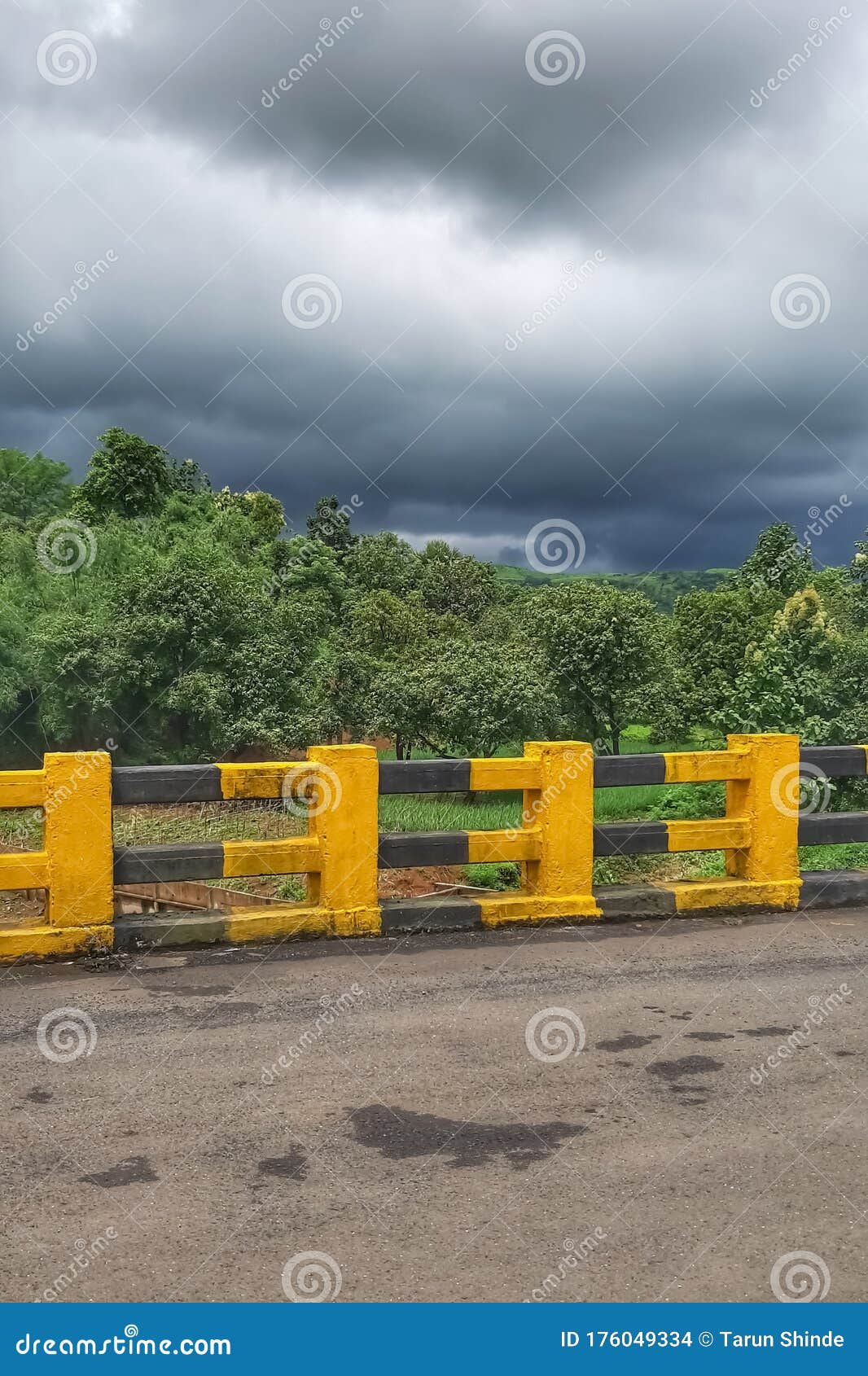 Monsoon view on the way stock photo. Image of monsoon - 176049334