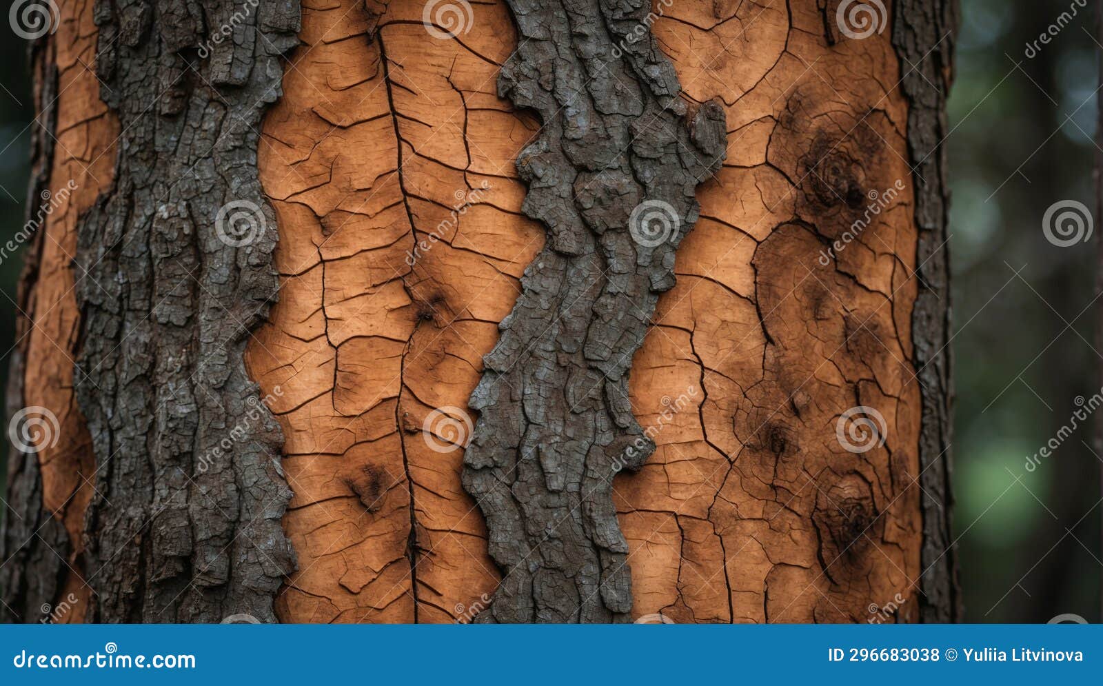 Unique Embossed Tree Bark Pattern. Generative AI Stock Photo - Image of ...