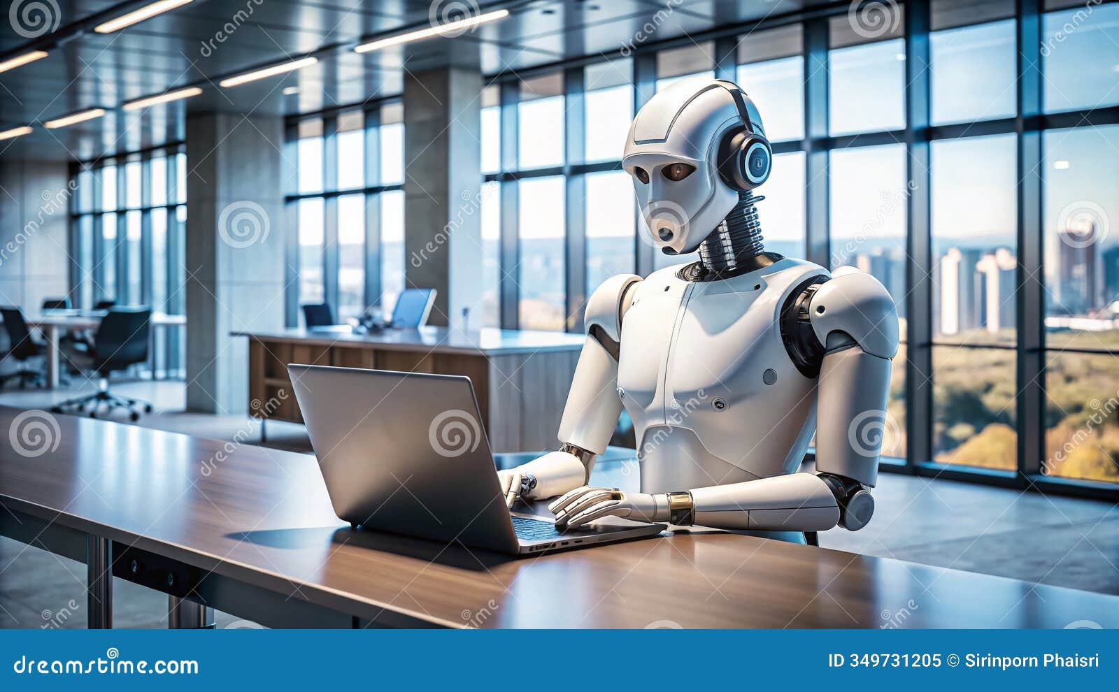 AIPowered Receptionist Robot Streamlining Modern Office Operations with ...