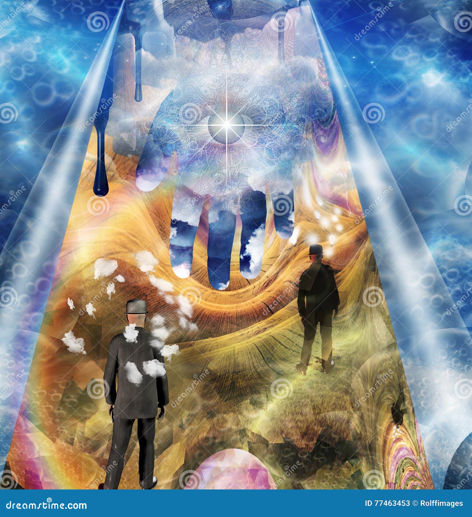 Imagine stock illustration. Illustration of dreip, eternity - 77463453