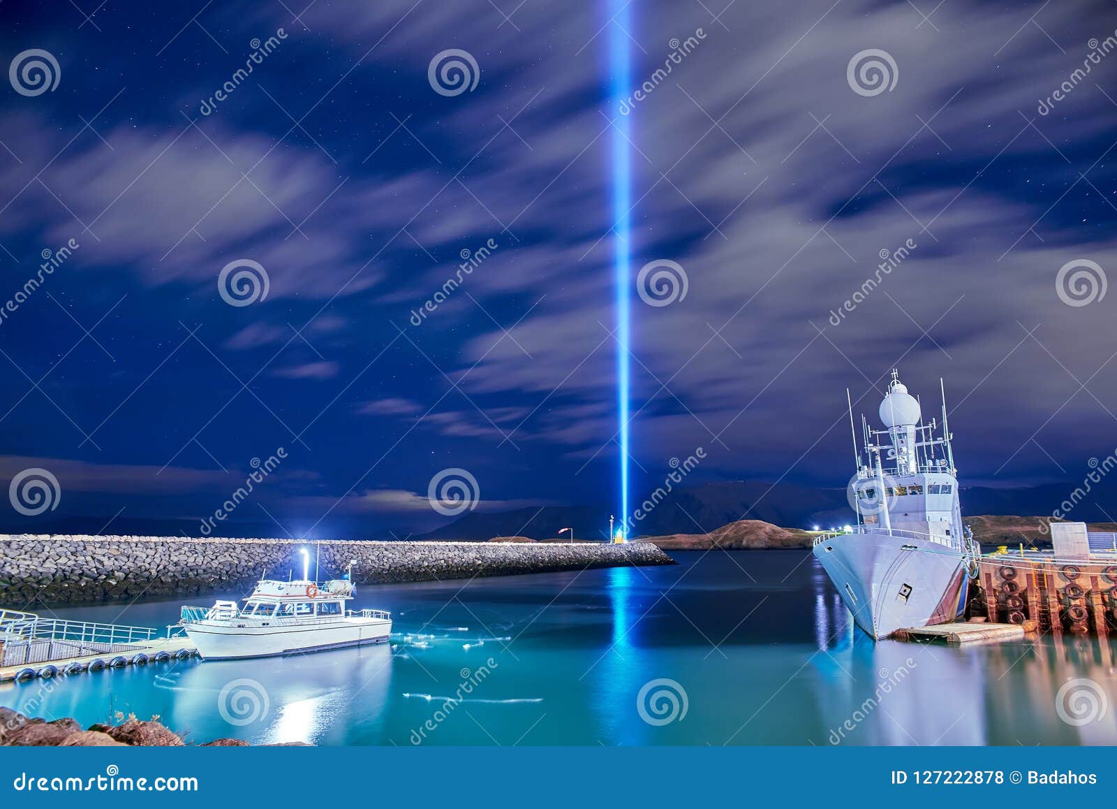The Imagine Peace Tower stock photo. Image of city, magnetic - 127222878