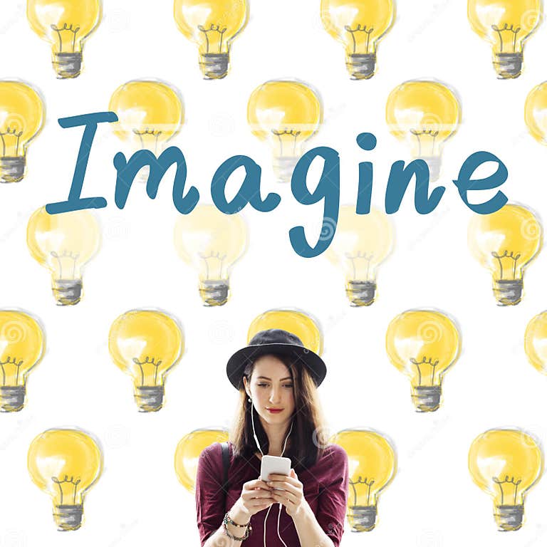 Imagine Vision Inspiration Creativity Dream Big Concept Stock Image ...