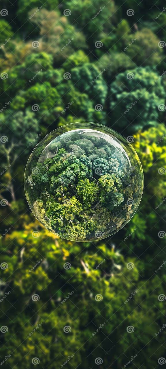 Imagine a World Where Nature and Technology Coexist Harmoniously Stock ...