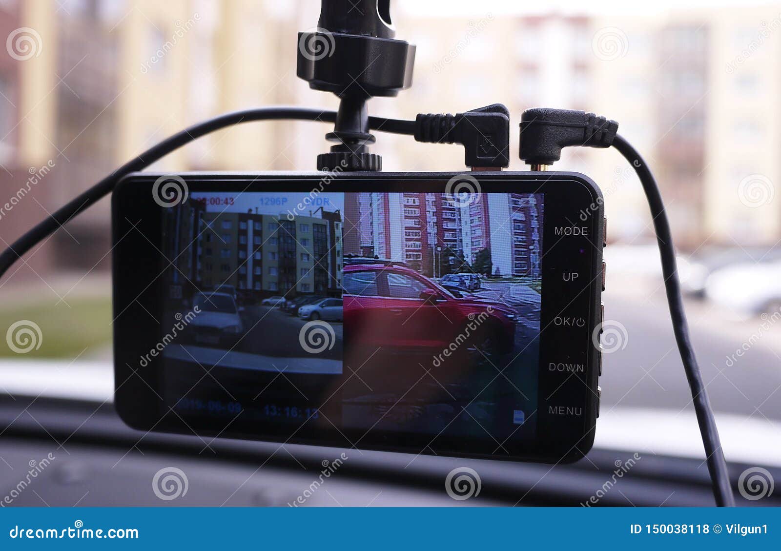 A Device for Monitoring the Situation on the Road. Installed in the Car ...